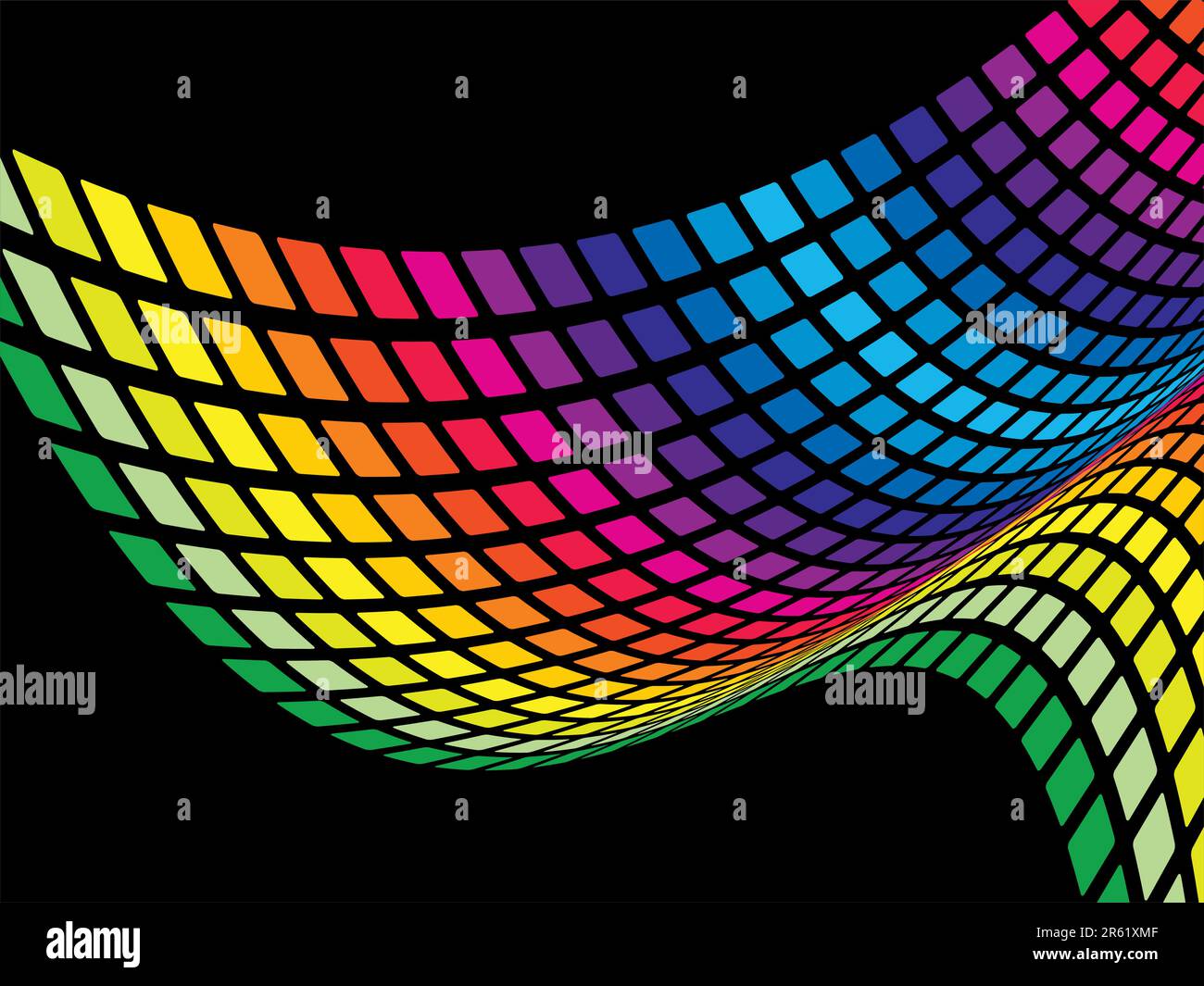 Abstract rainbow wave Stock Vector Images - Alamy