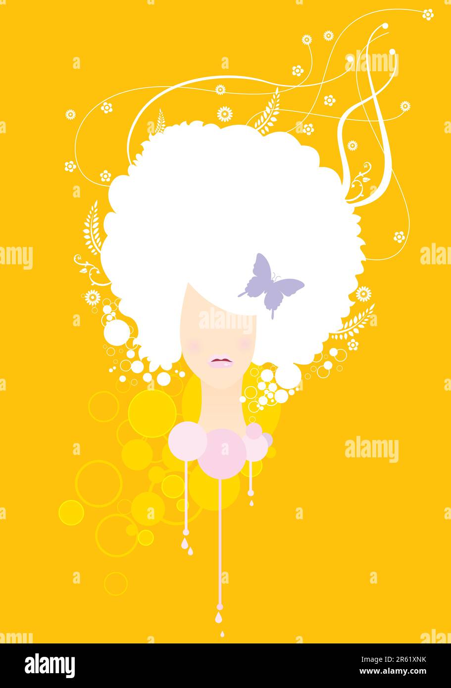 Abstract girl design hi-res stock photography and images - Alamy