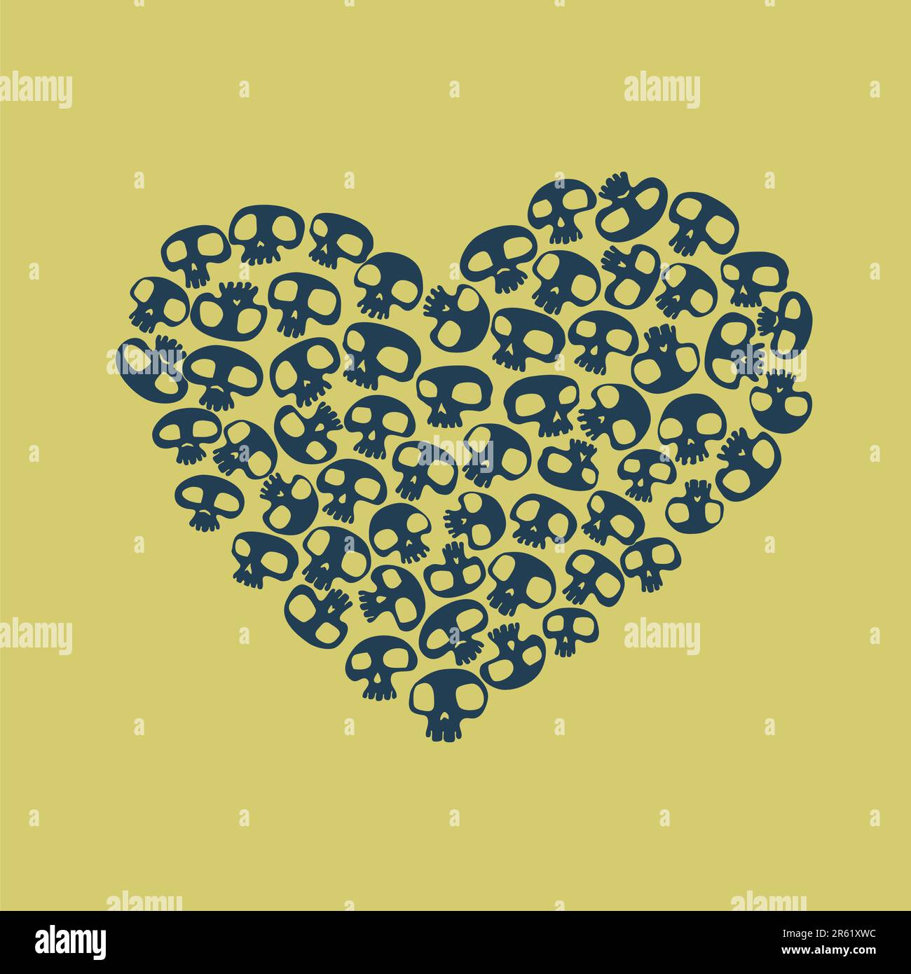 Human skeleton heart cartoon style Stock Vector Images - Alamy