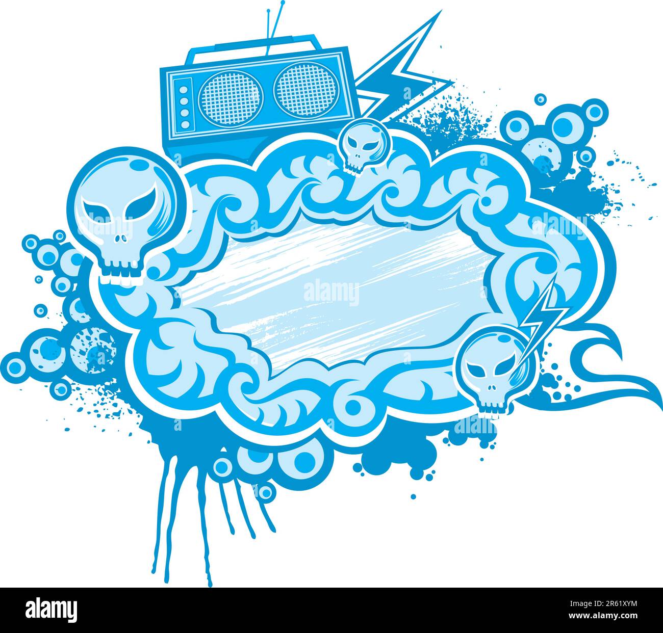 Doodle style signboard pattern design Stock Vector Image & Art - Alamy