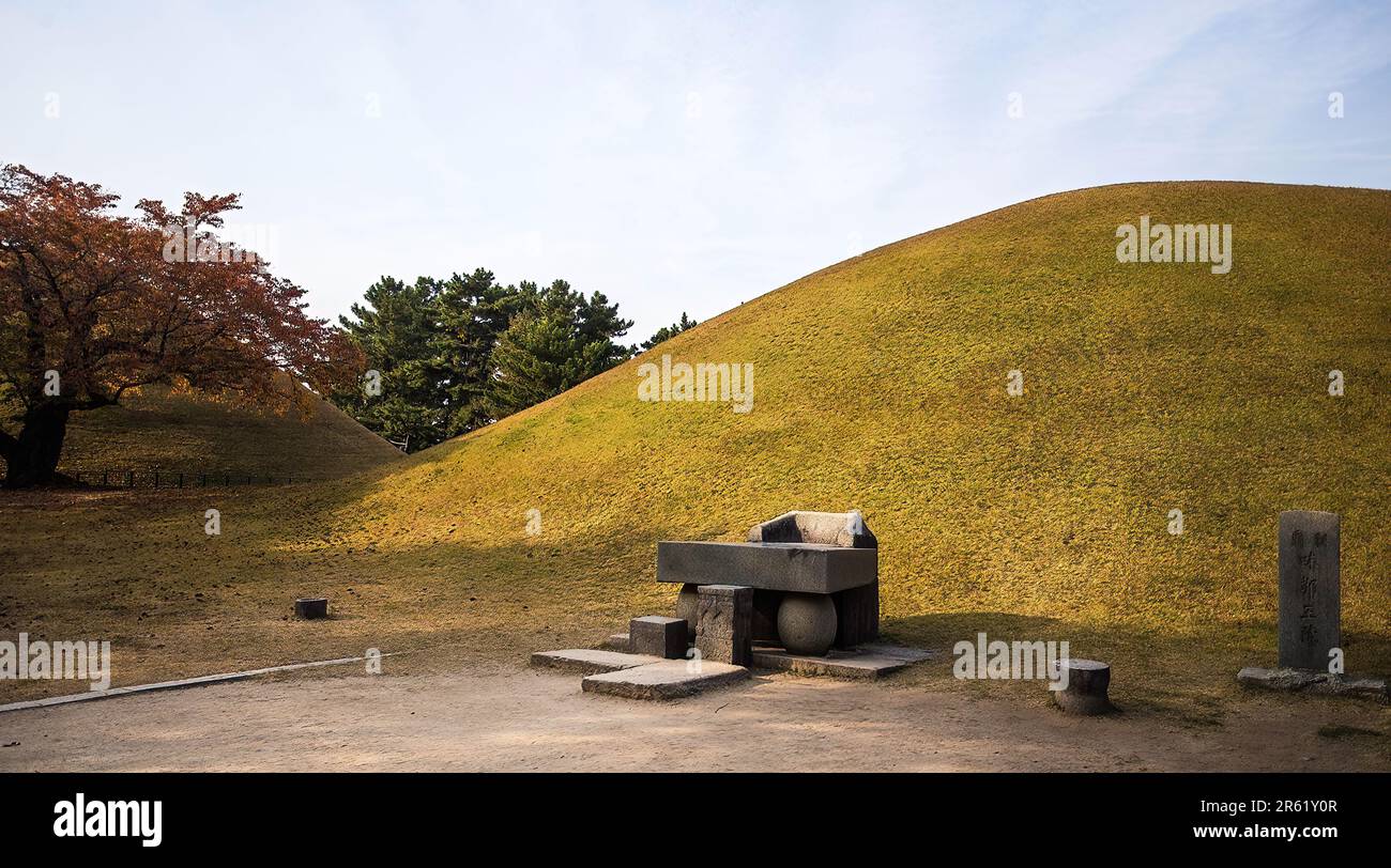 A park of kingly tombs Stock Photo - Alamy