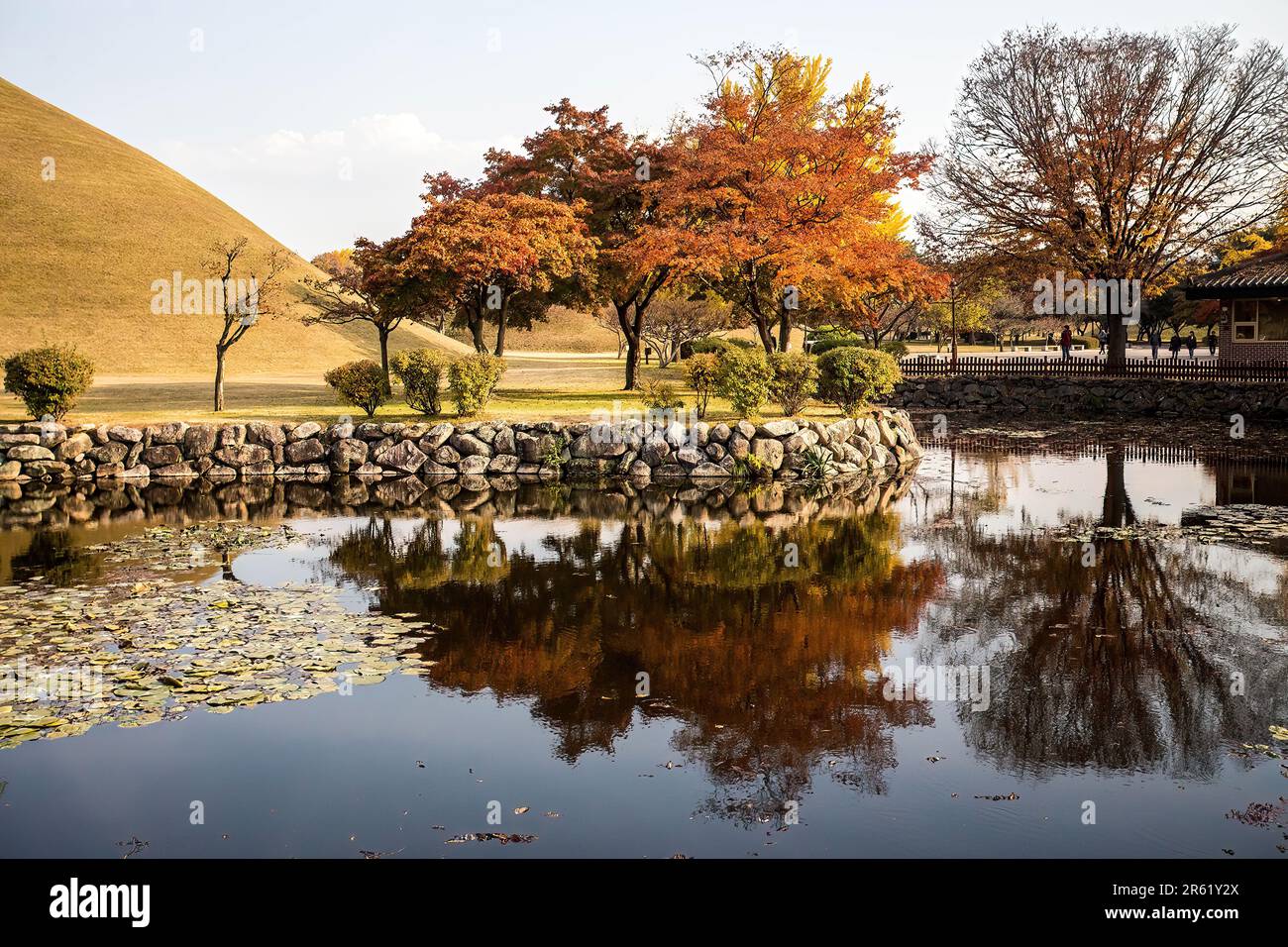 A park of kingly tombs Stock Photo - Alamy