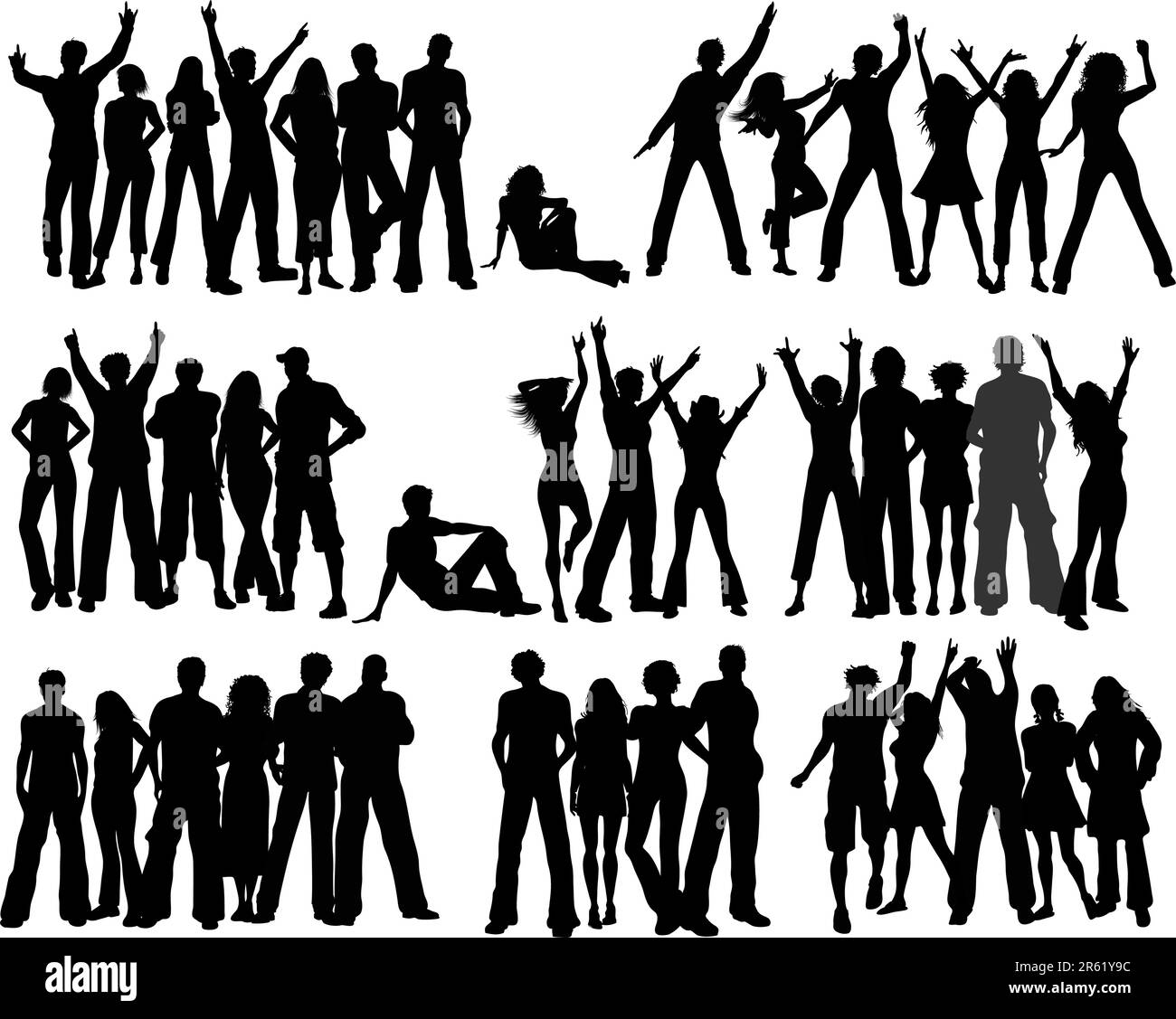 Mate selection Stock Vector Images - Alamy