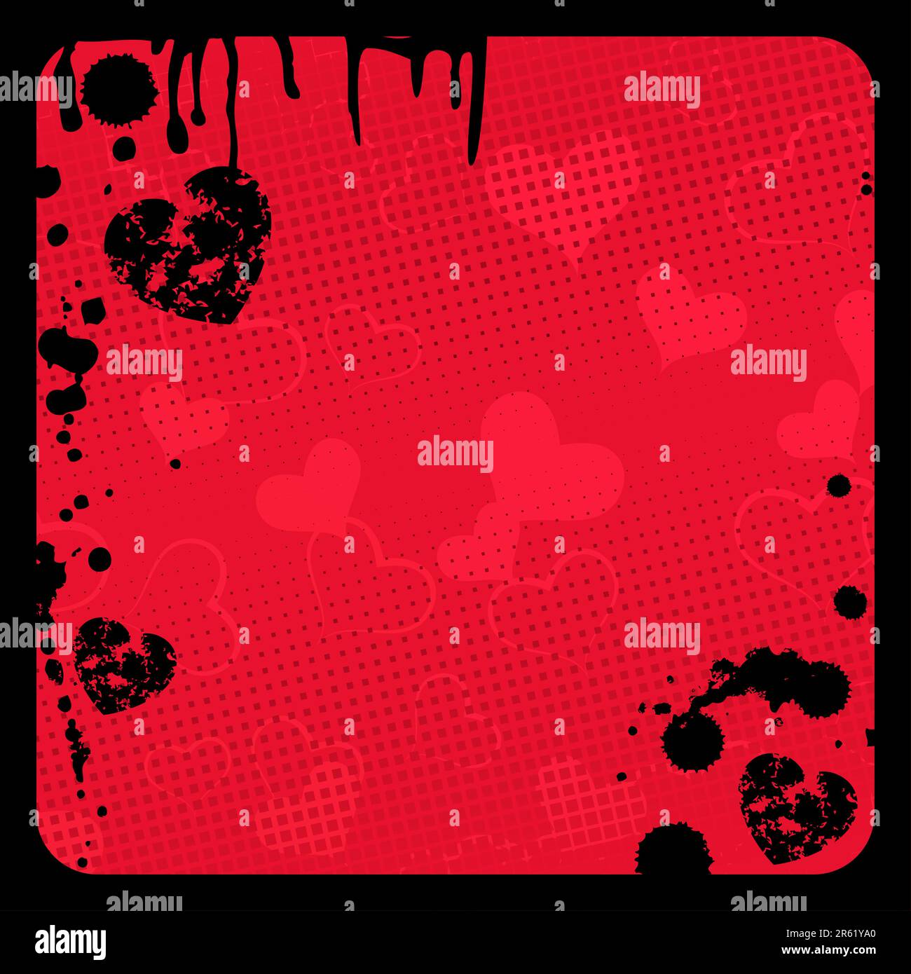 Round frame from black Stock Vector Images - Alamy