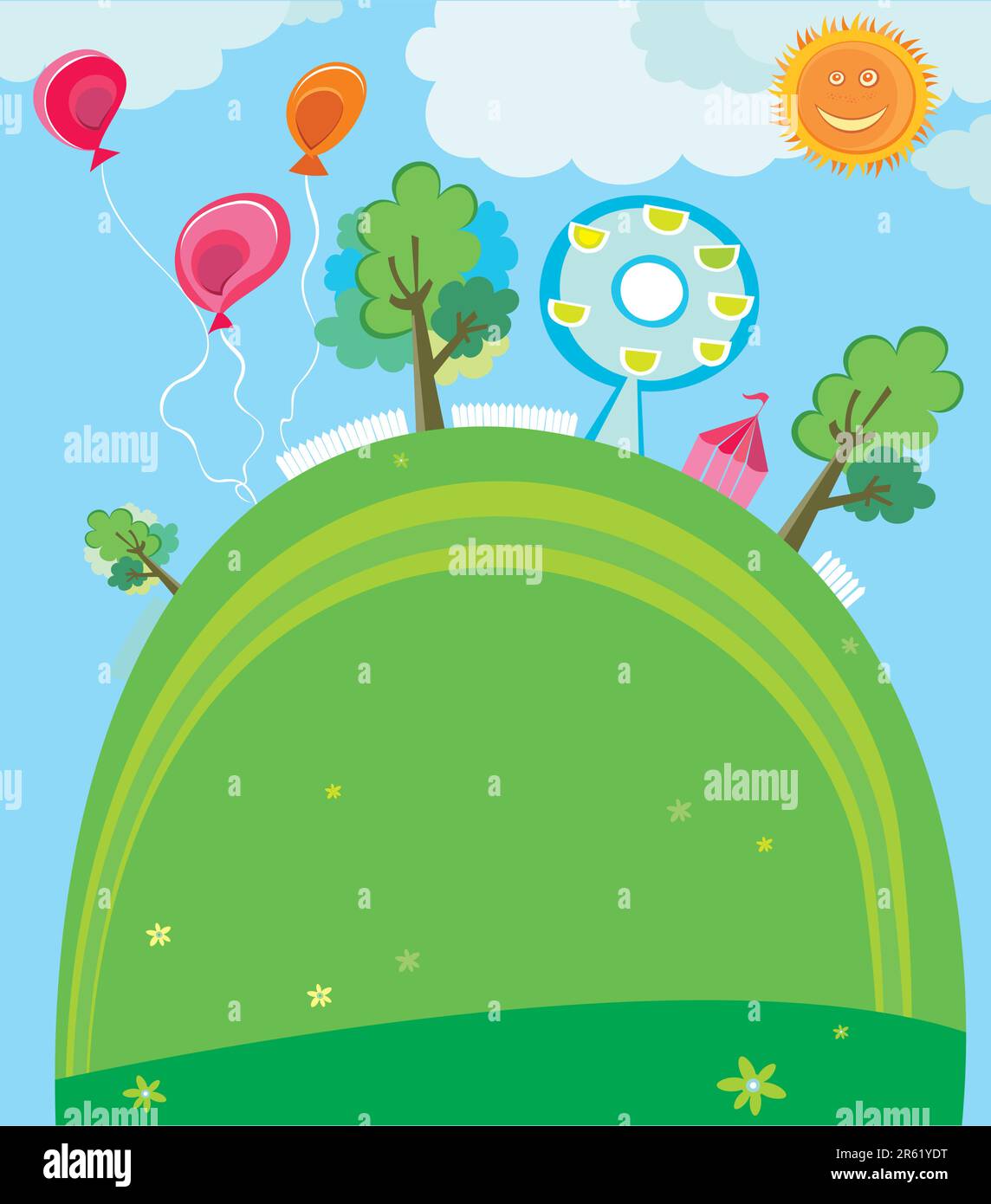 summer park template Stock Vector Image & Art - Alamy
