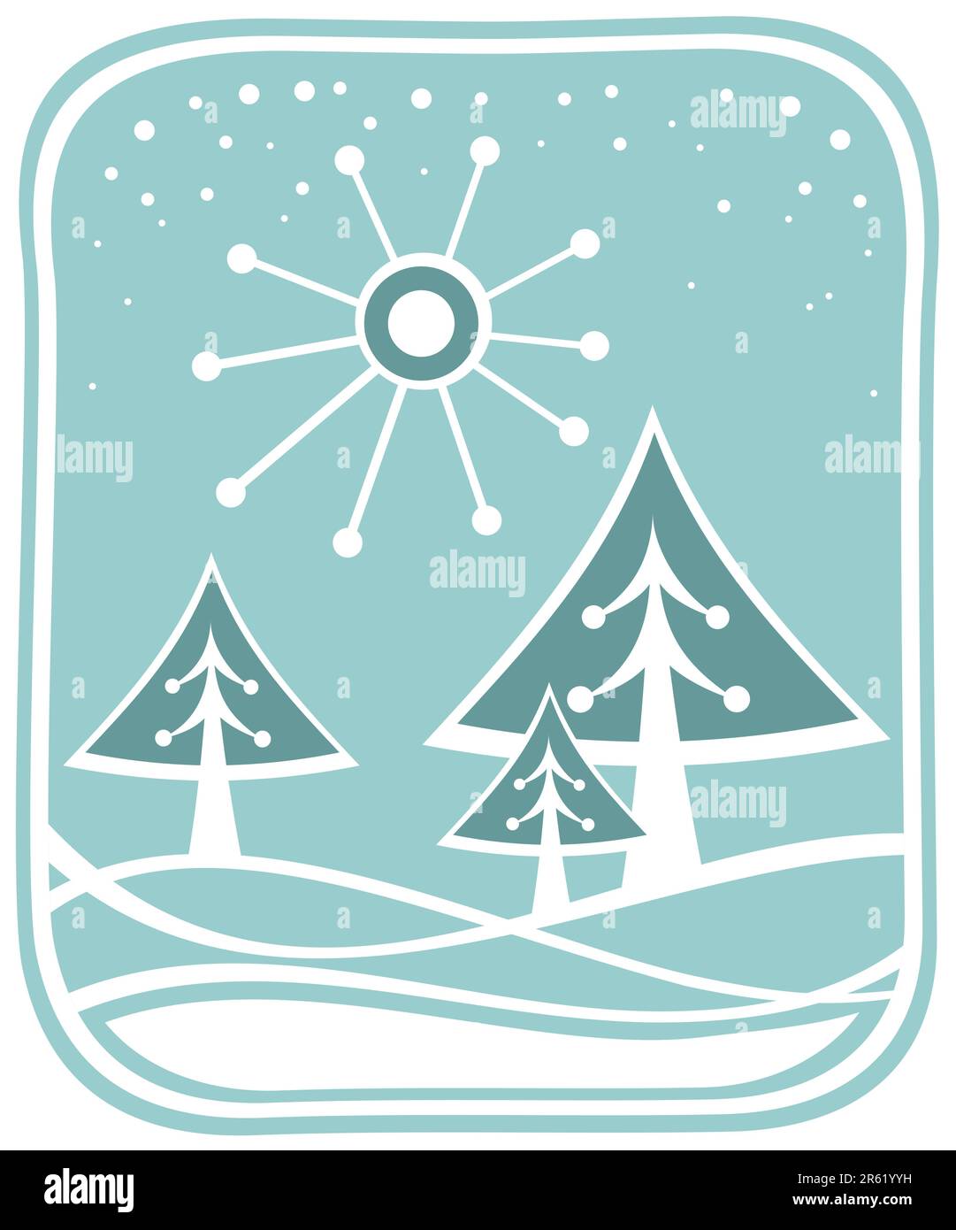 Sun on trees Cut Out Stock Images & Pictures - Alamy