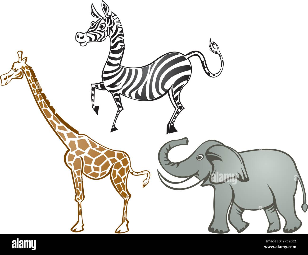 The abstract cute animals background Stock Vector Image & Art - Alamy