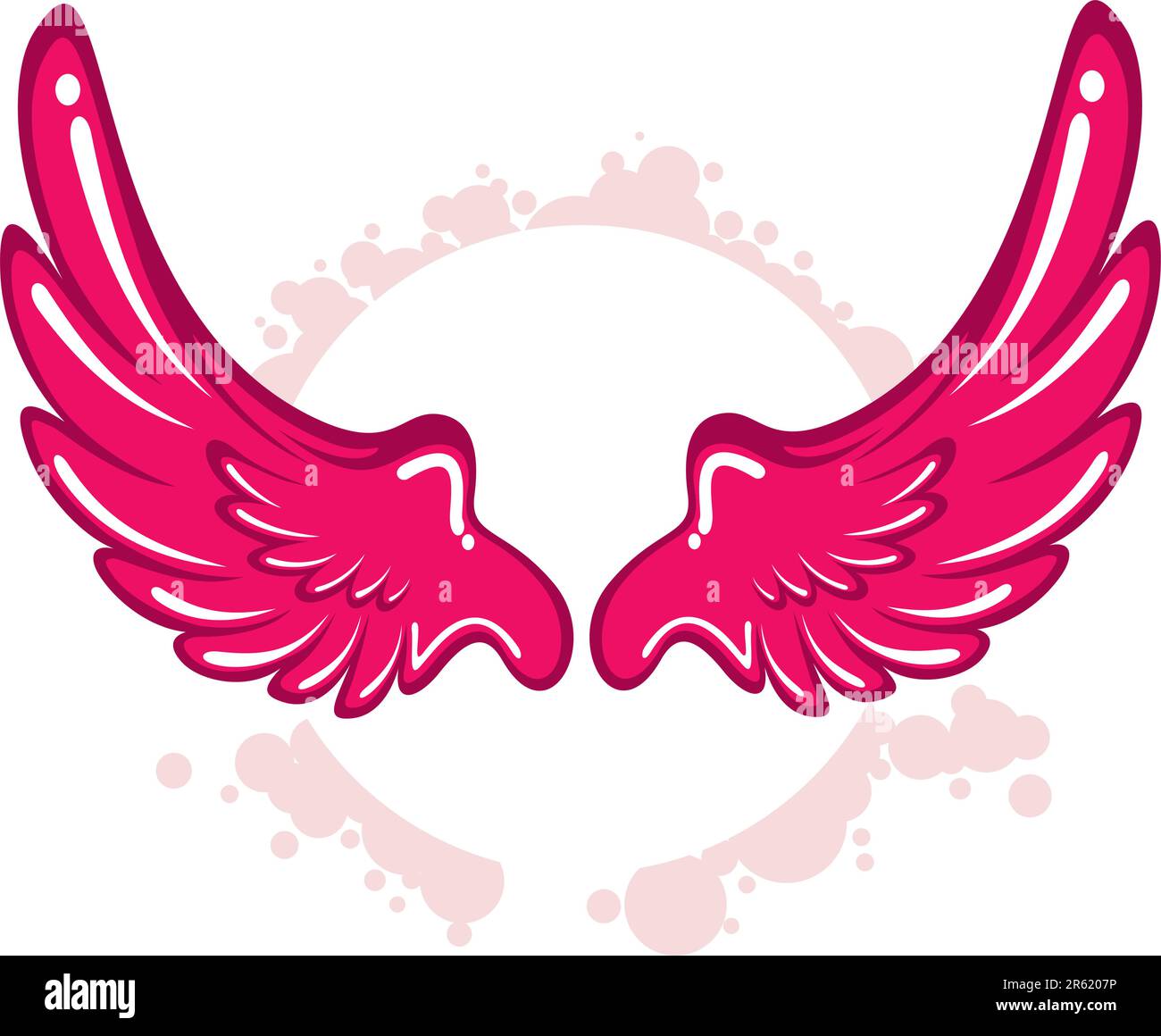 creative wings pattern design Stock Vector Image & Art - Alamy