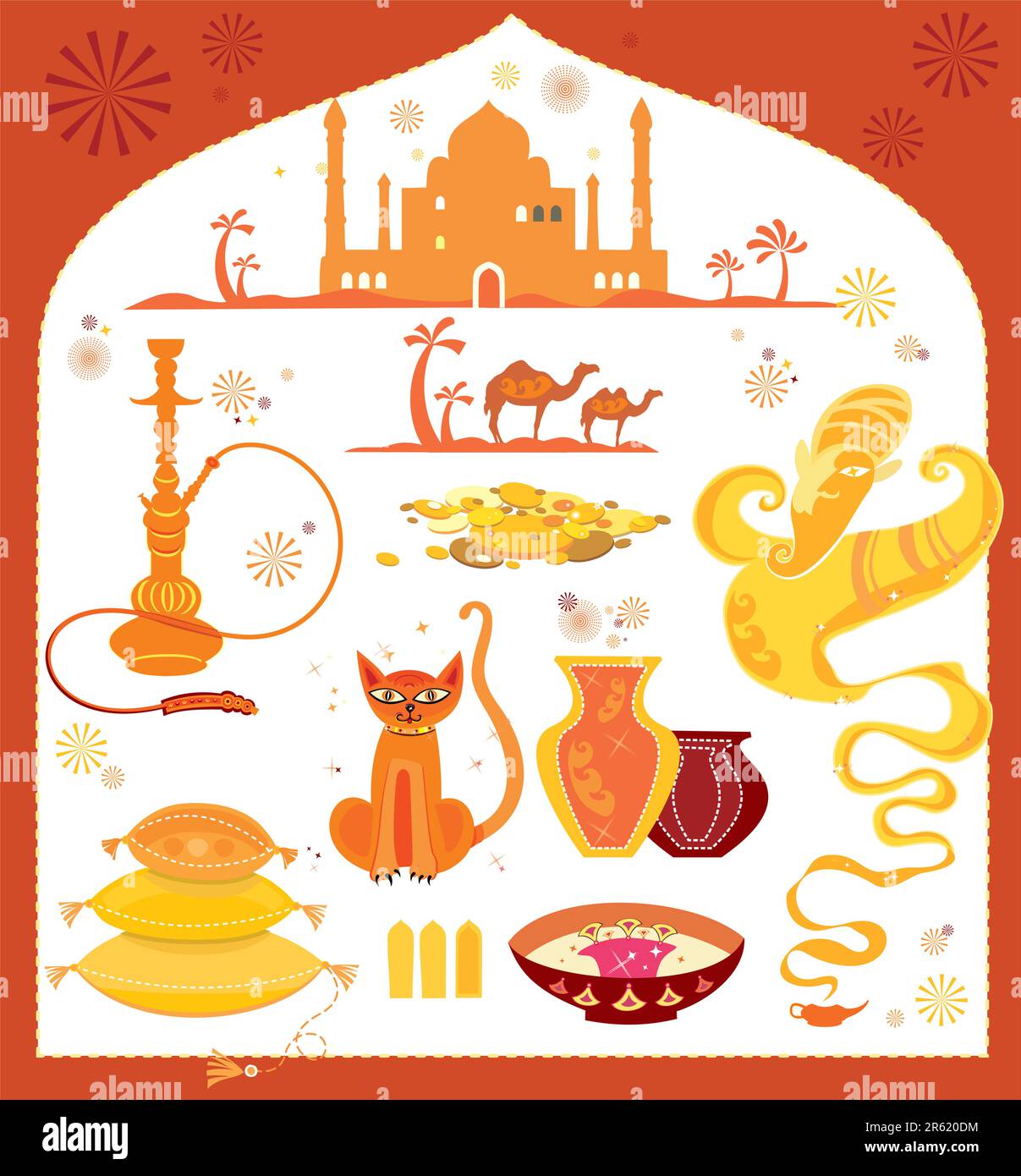 arabic set of design elements Stock Vector Image & Art - Alamy