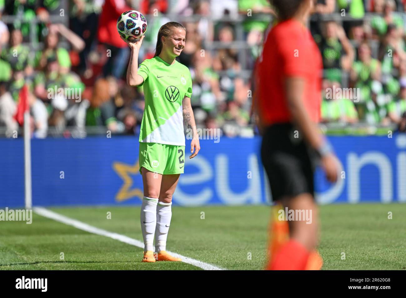 Eindhoven, The Netherlands. 03rd June, 2023. Lynn Wilms of Wolfsburg ...
