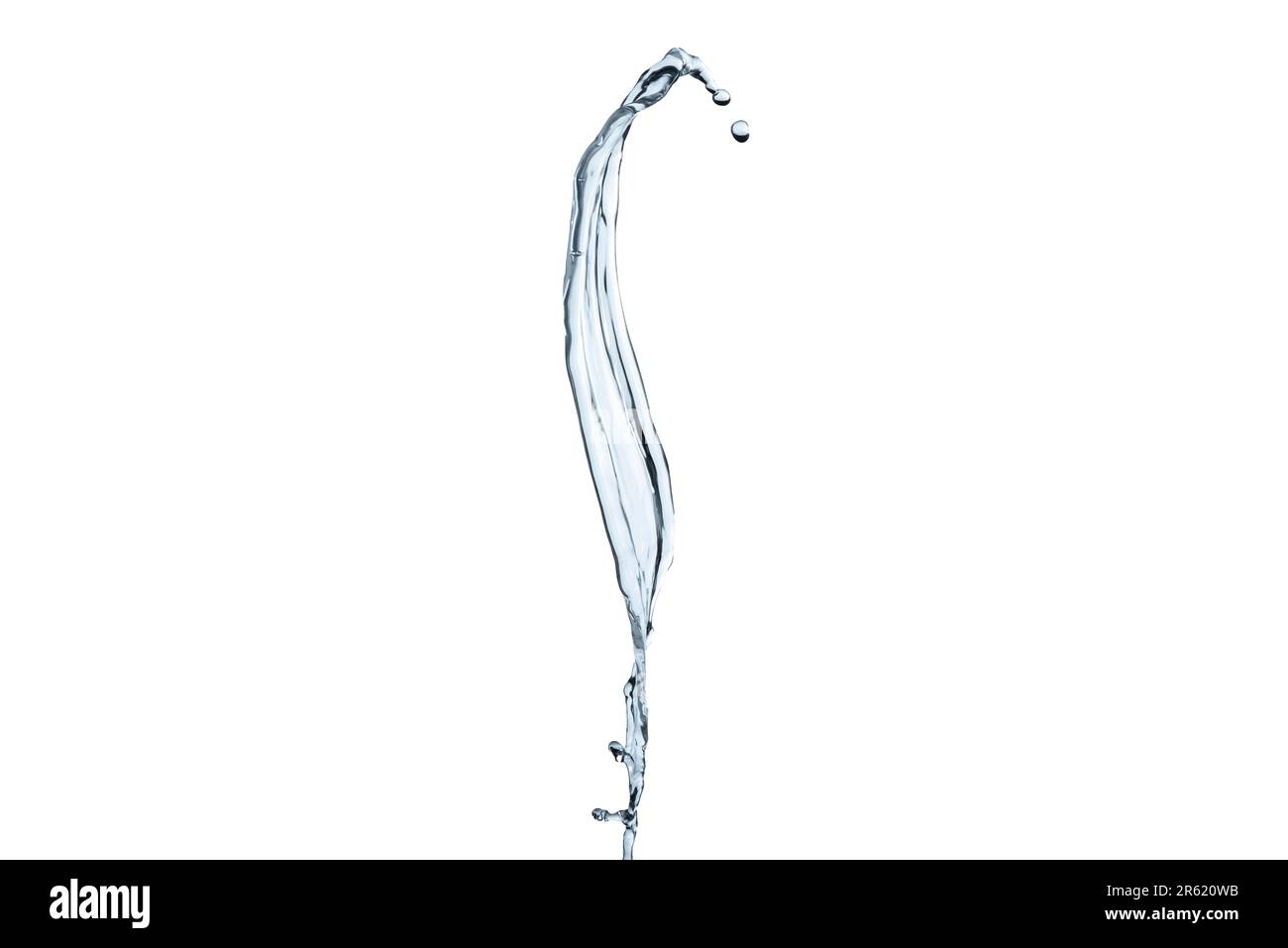 A Long water splash for a product photography and design Stock Photo ...