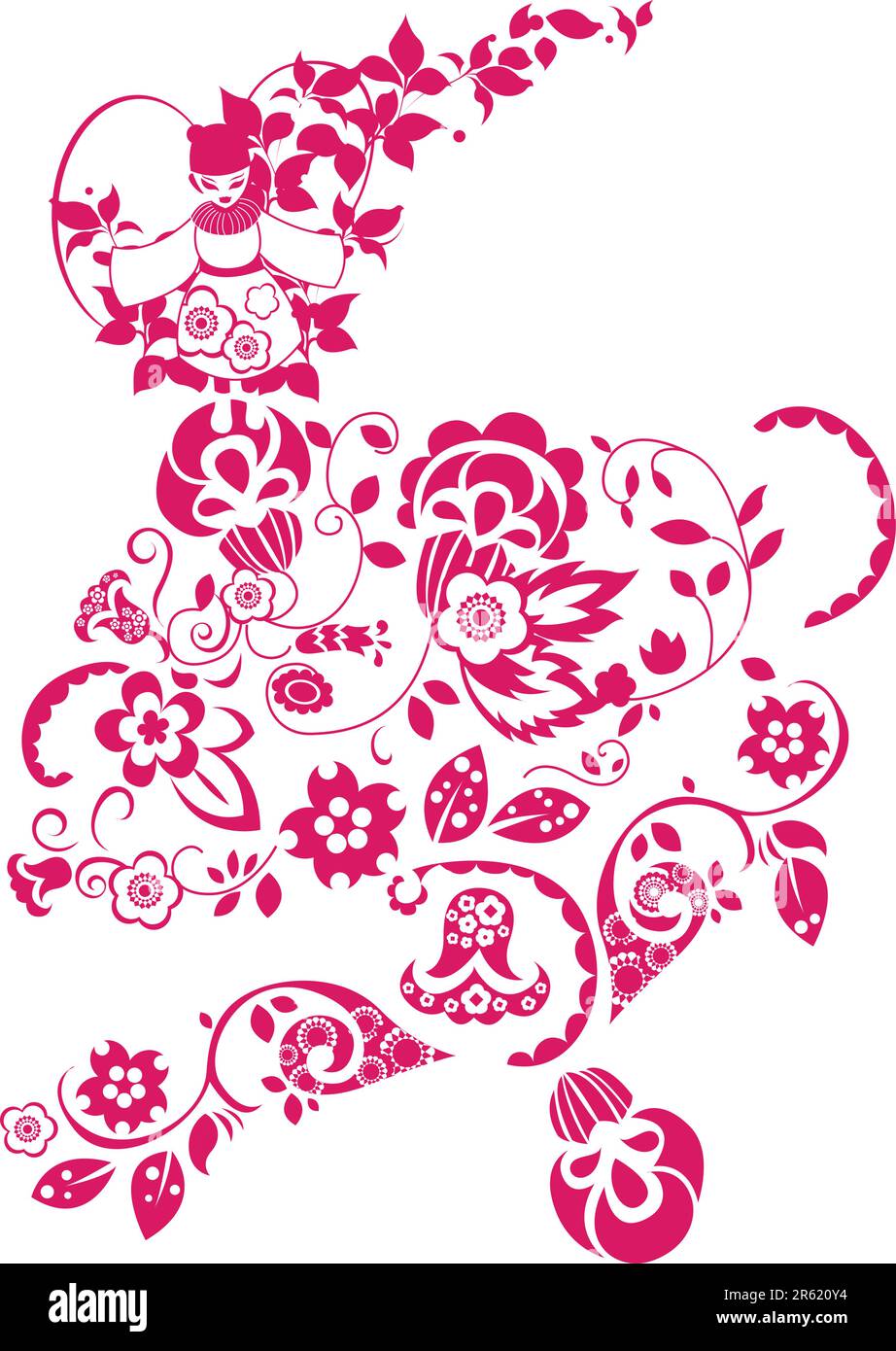 creative floral pattern design Stock Vector Image & Art - Alamy