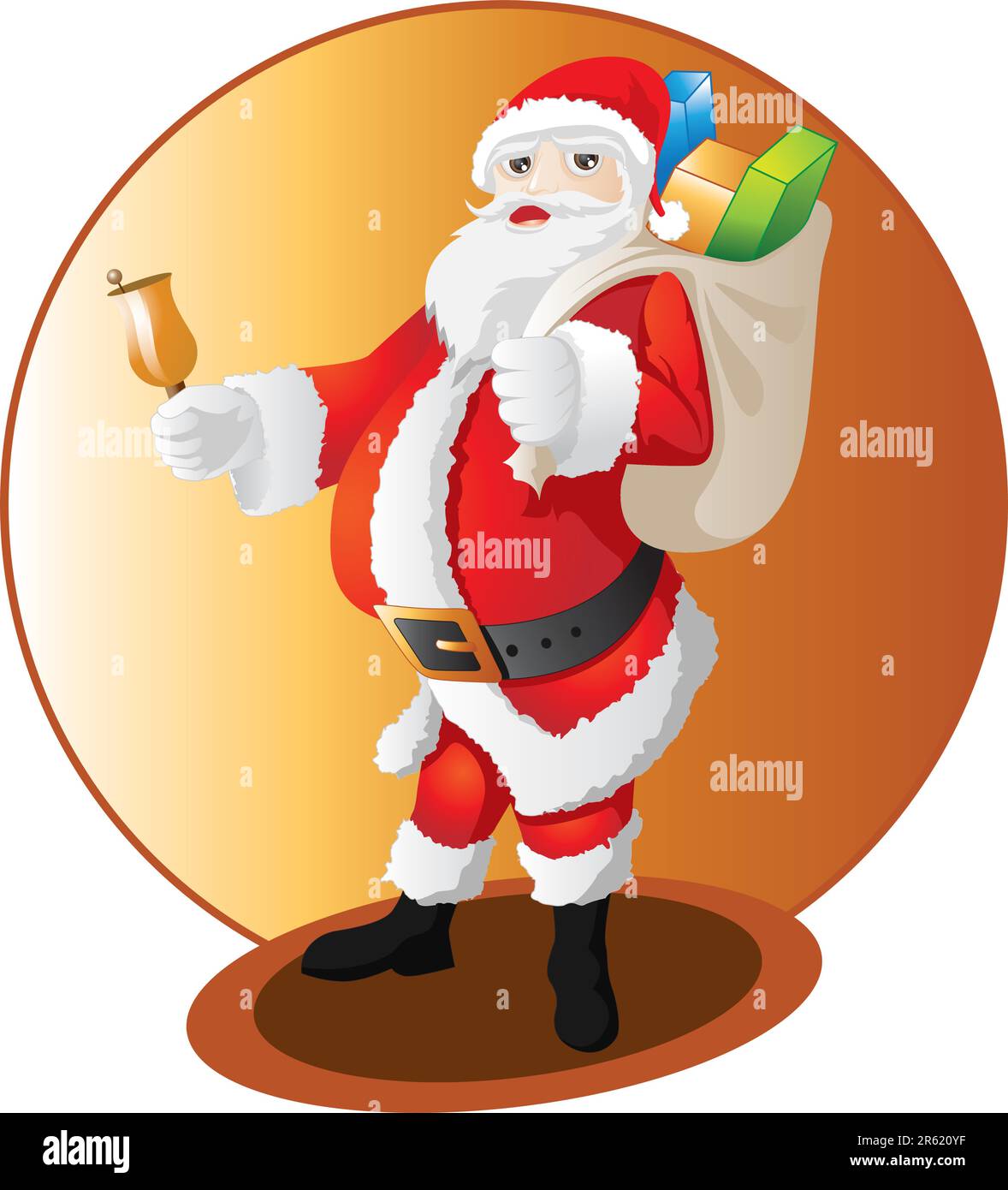 Fat santa suit Stock Vector Images - Alamy