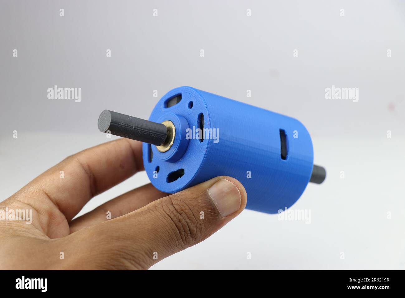 3D printed object or a fully working double shaft dc motor made using ...