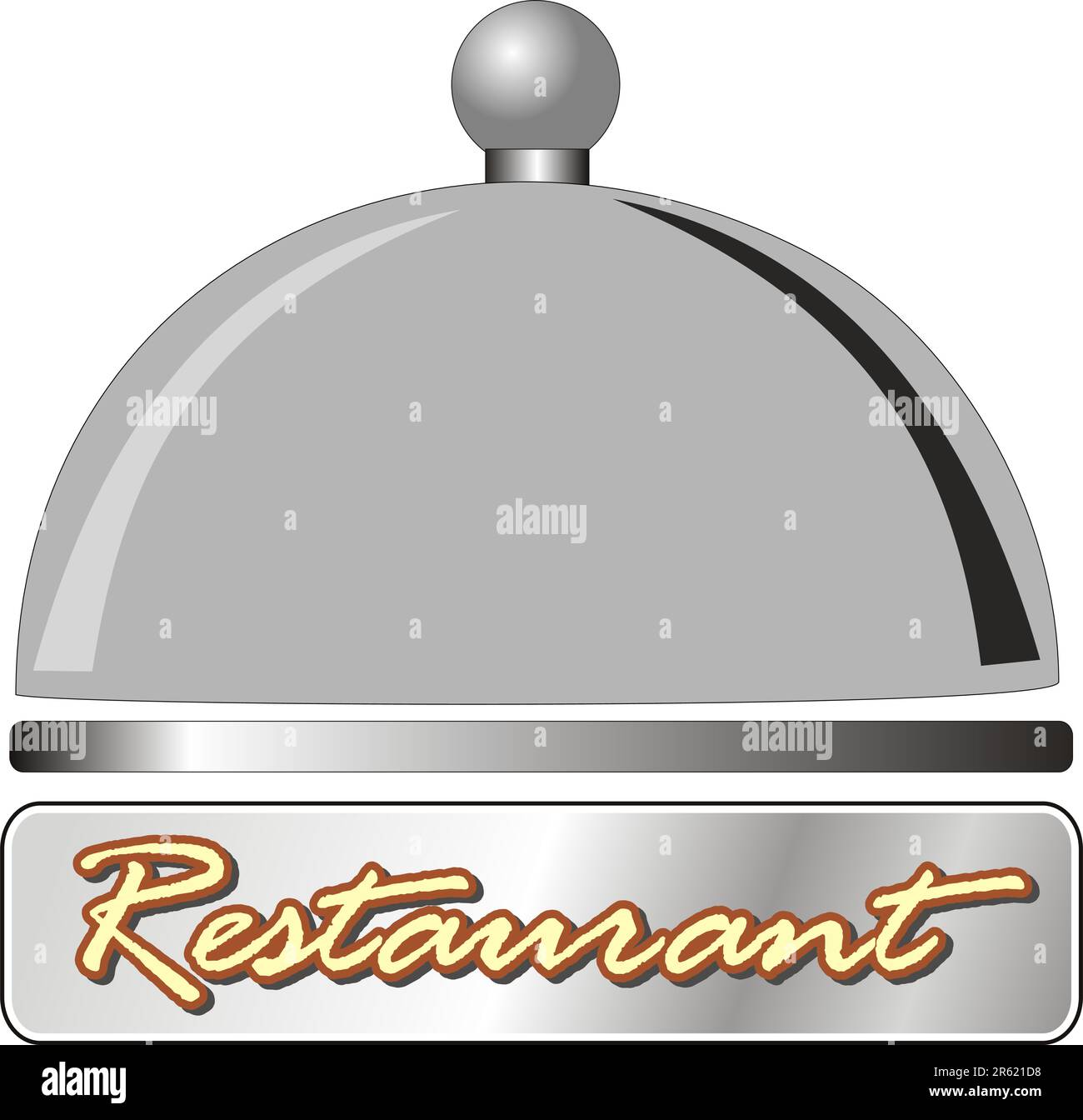 vector emblem of a restaurant plate Stock Vector Image & Art - Alamy