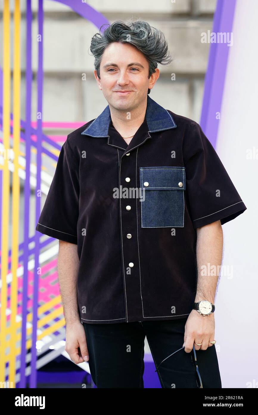 Daniel Fletcher attending the Royal Academy of Arts Summer Exhibition ...