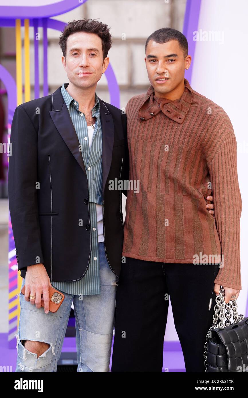 Nick Grimshaw and Meshach Henry (right) attending the Royal Academy of ...