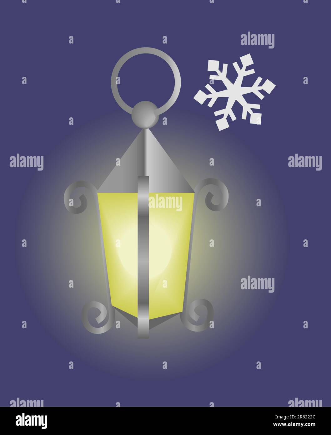 Lantern with bulb Stock Vector Images - Alamy