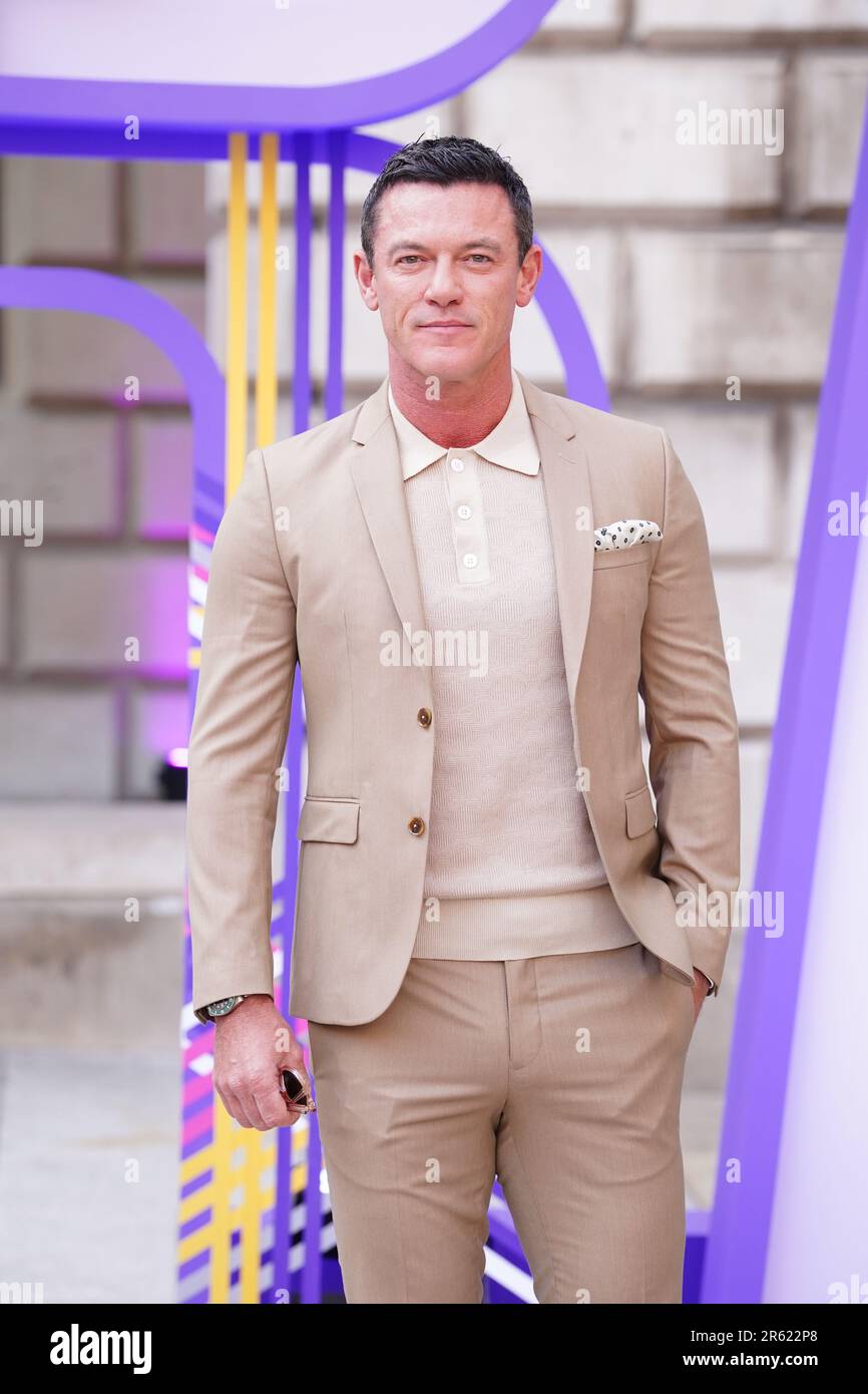 Luke Evans attending the Royal Academy of Arts Summer Exhibition ...