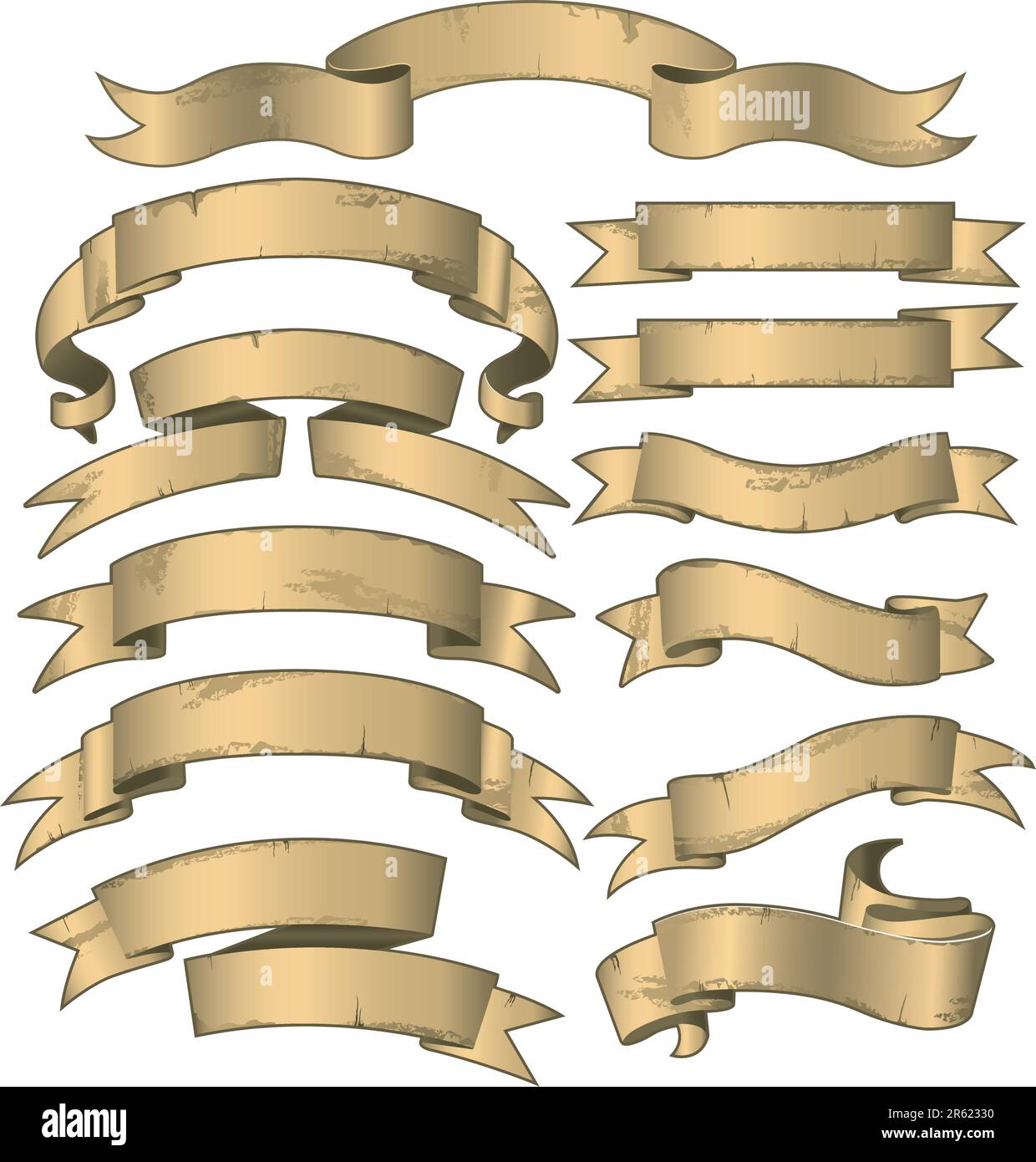 Old-fashioned Banners set Stock Vector Image & Art - Alamy