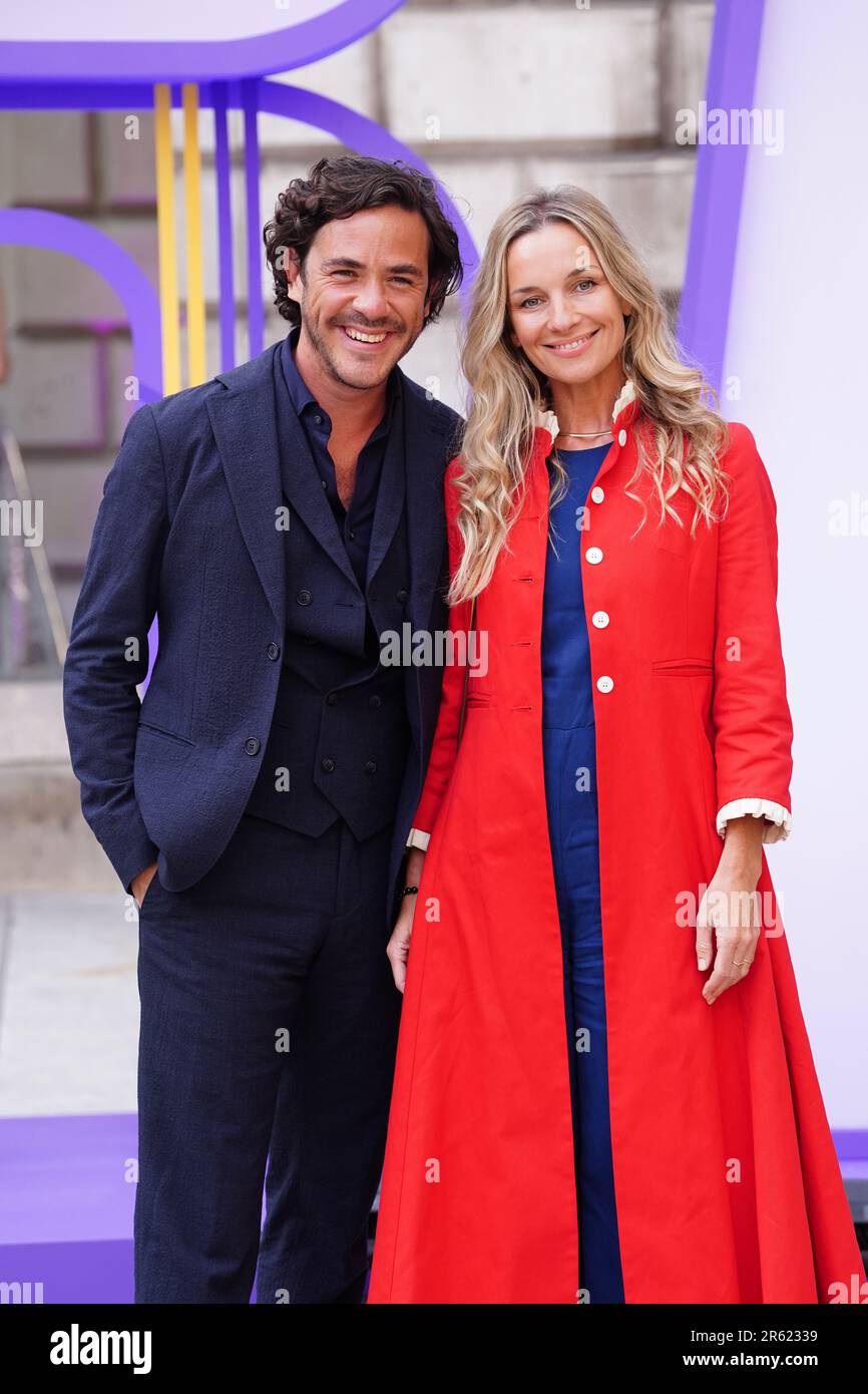 Jack Savoretti and Jemma Powell attending the Royal Academy of Arts ...