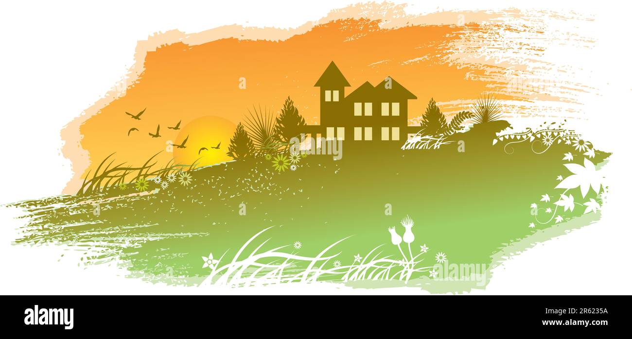 Animal scenery Stock Vector Images - Alamy