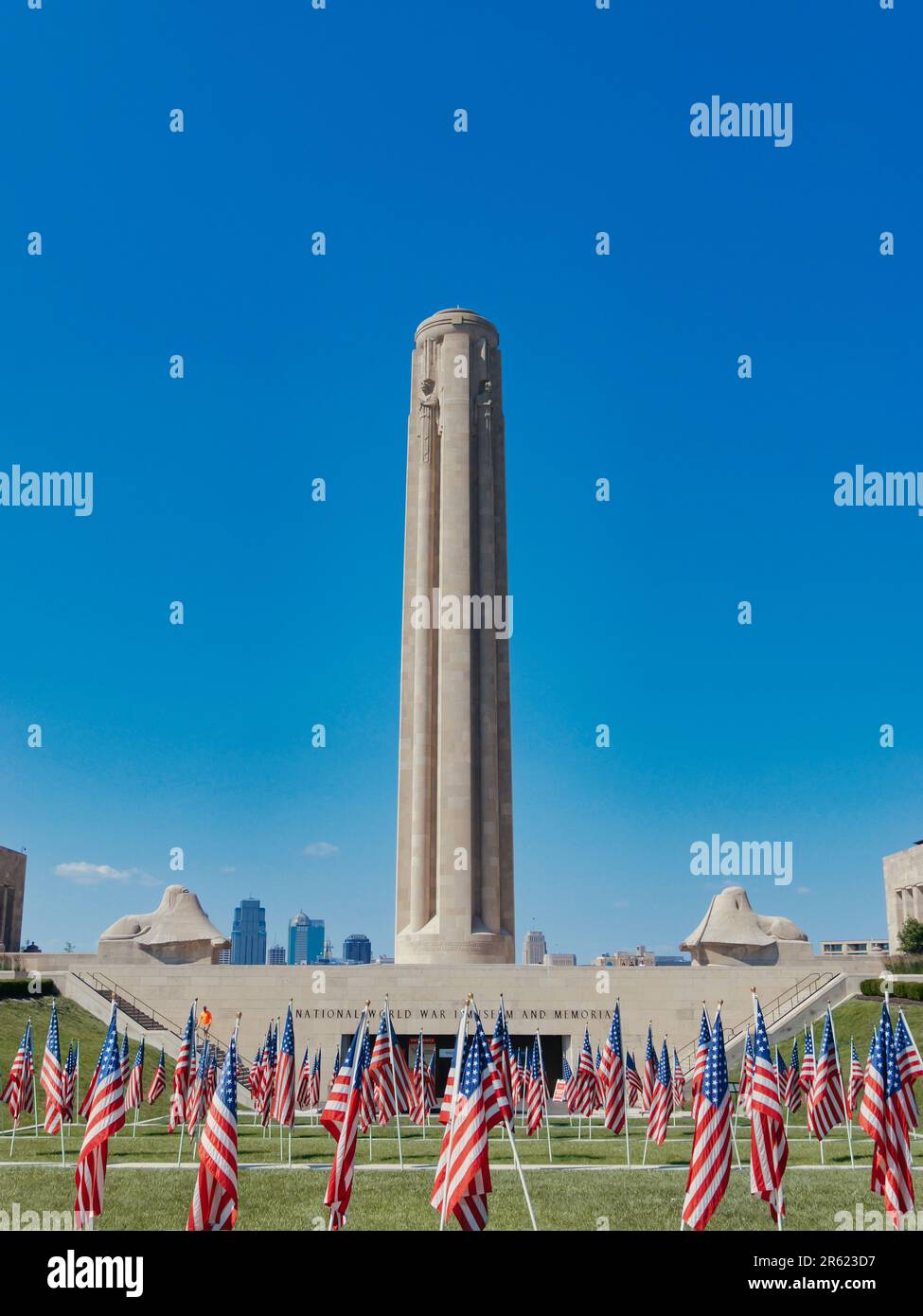 Kansas City, Missouri - June 3, 2023: Liberty Memorial in Penn Valley ...