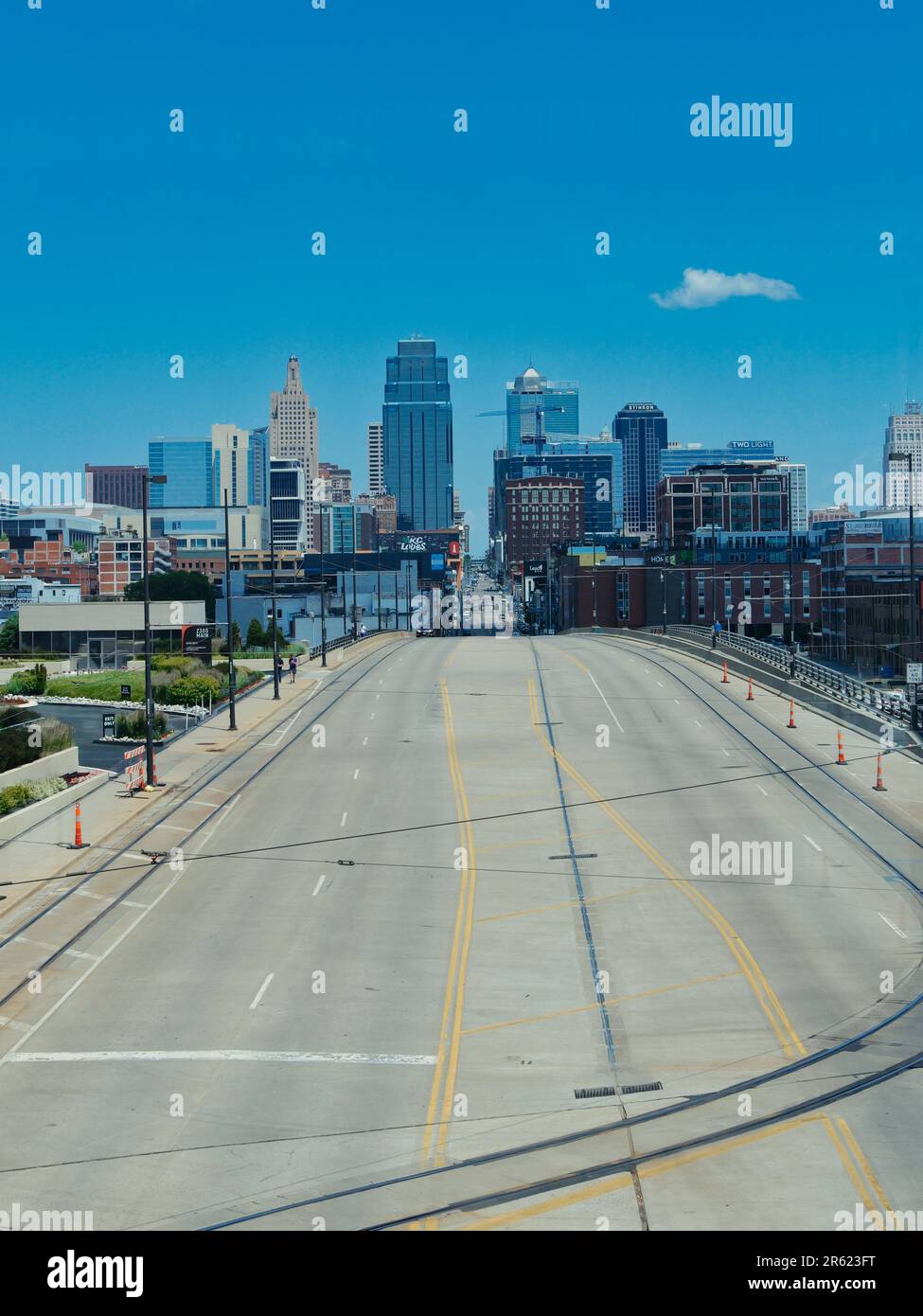 Kansas City, Missouri - June 3, 2023: Main and Pershing Near Union ...