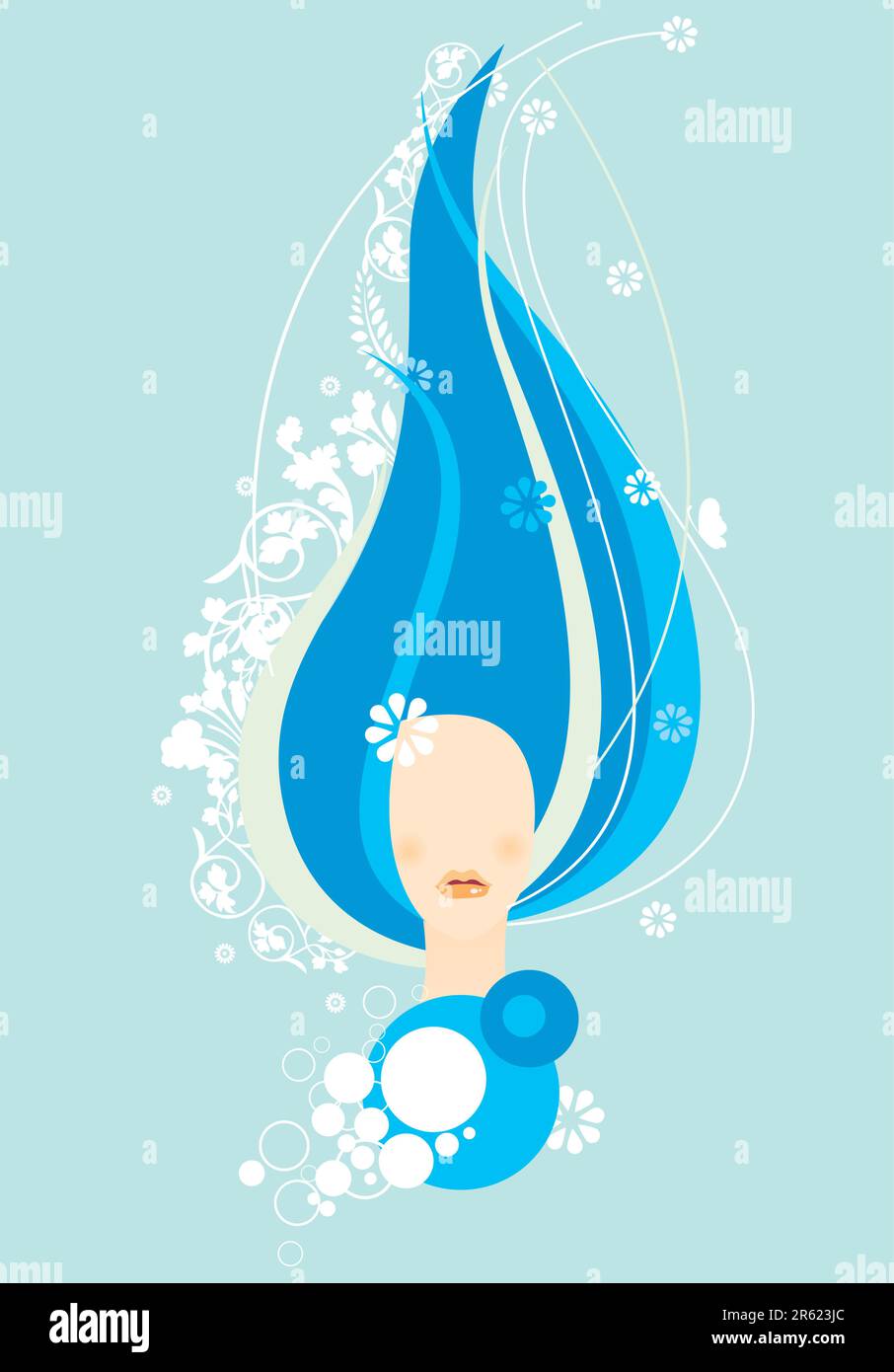 Abstract girl design hi-res stock photography and images - Alamy