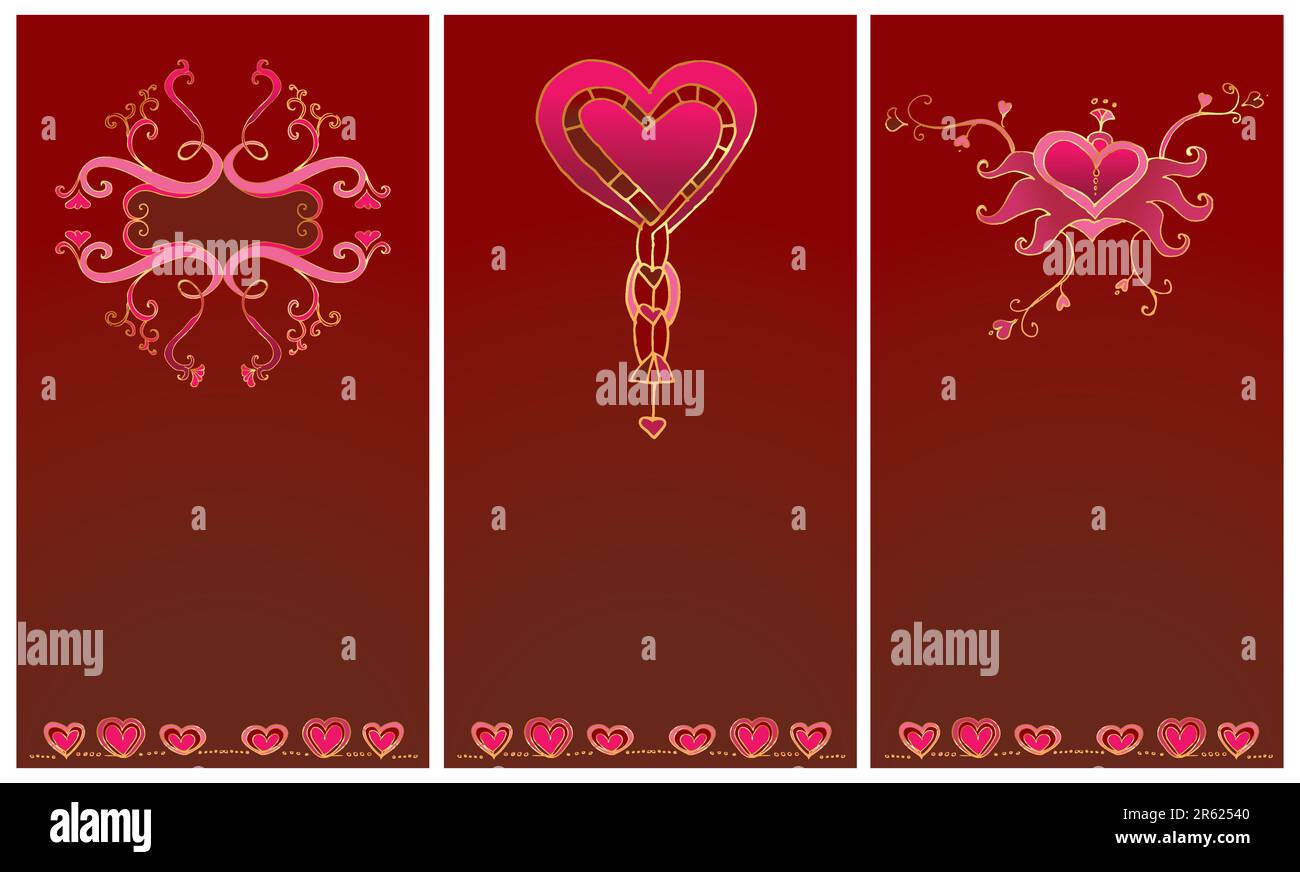 Valentine label on torn Stock Vector Images - Alamy