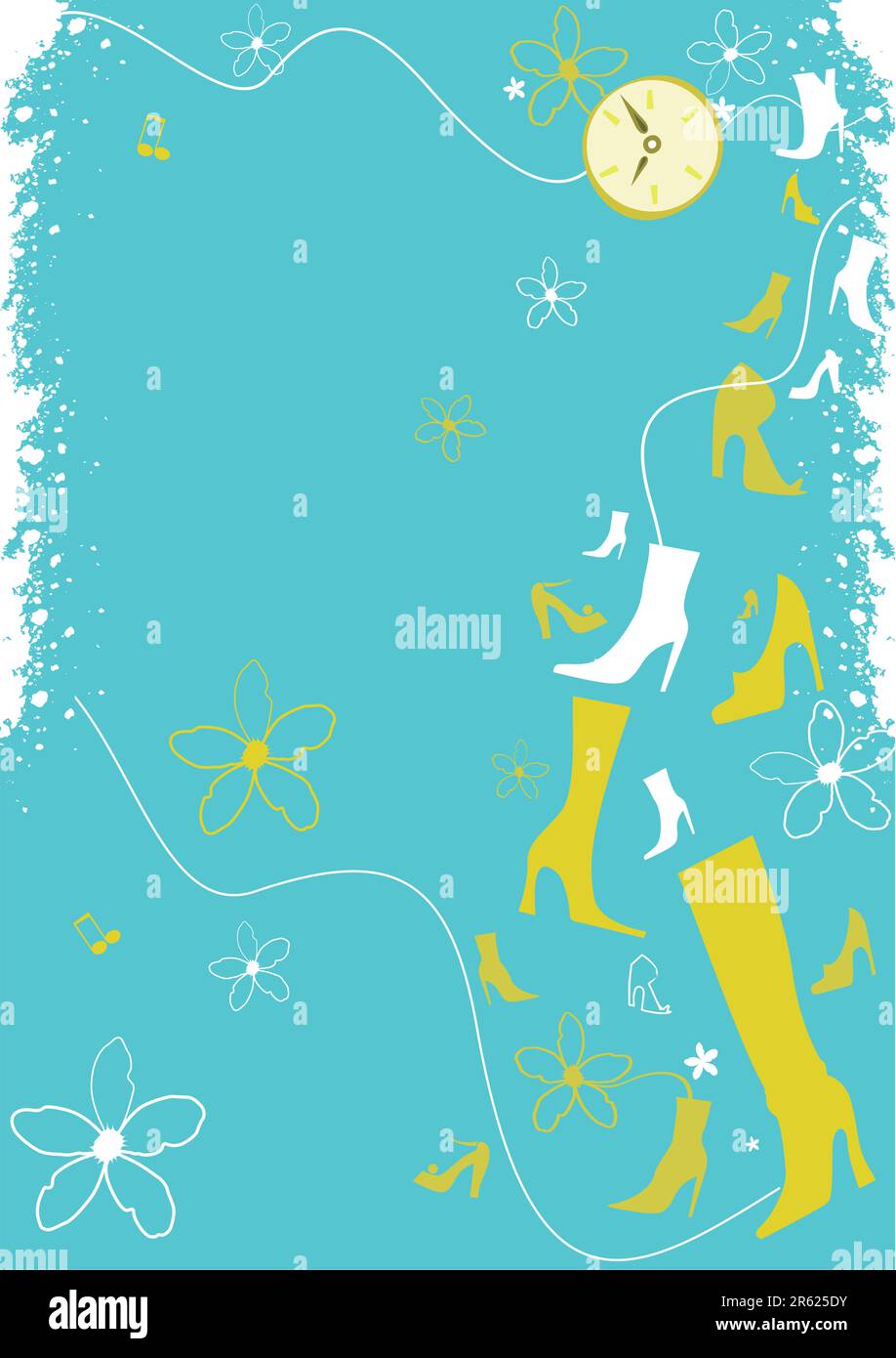 Vector shoes background Stock Vector Image & Art - Alamy