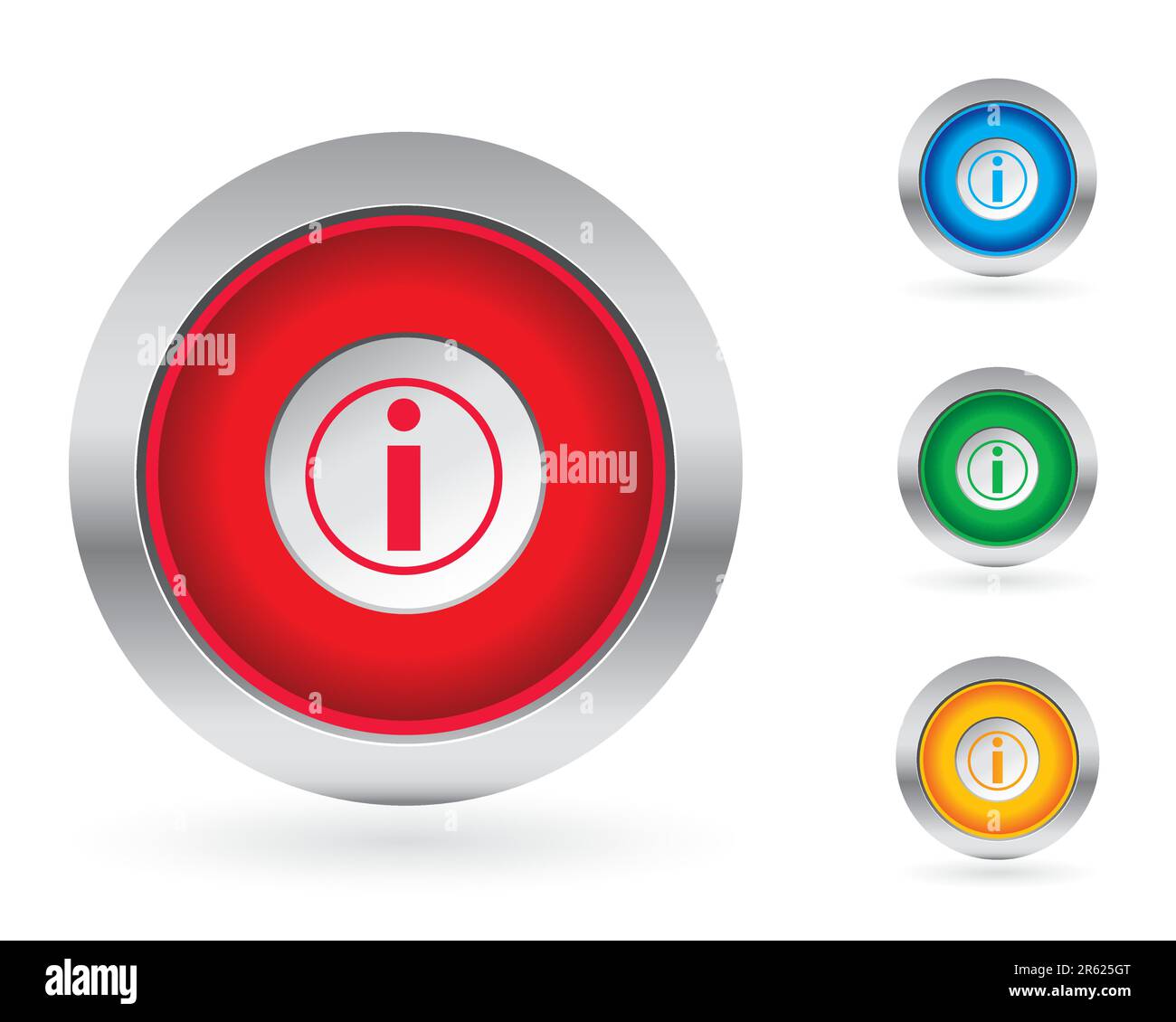 Information button set. More button sets in my portfolio Stock Vector ...
