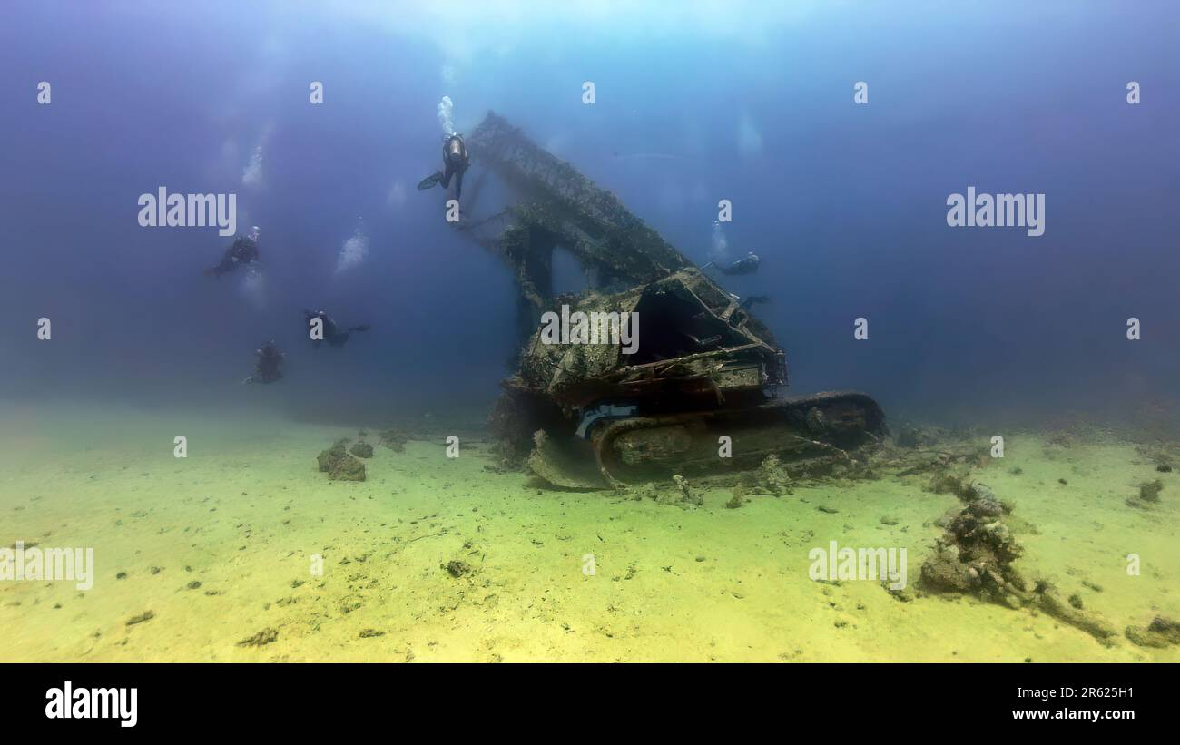 The wreck of the Million Hope near Nabq, Sharm el Sheikh, Egypt Stock ...