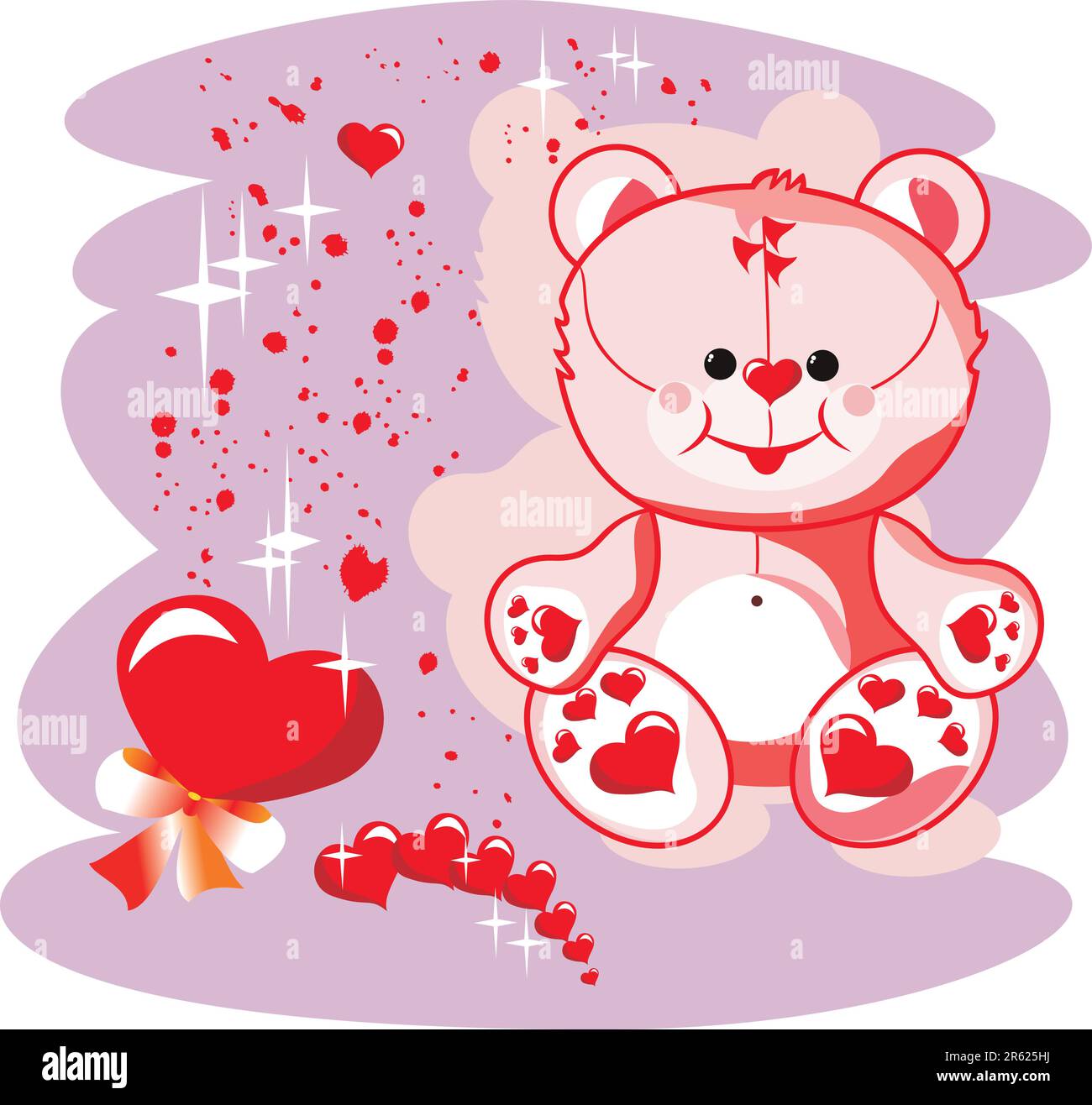 Fluffy bear illustration hi-res stock photography and images - Alamy