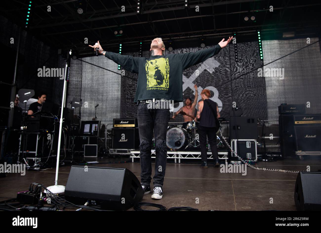 Girlfriends perform live at slam dunk festival north uk, 28th may 2023 ...