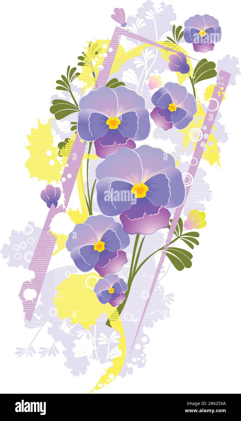 Violet shape Stock Vector Images - Alamy