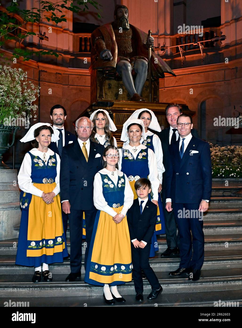The Swedish Royal Family at the National Day Reception at the Nordic ...