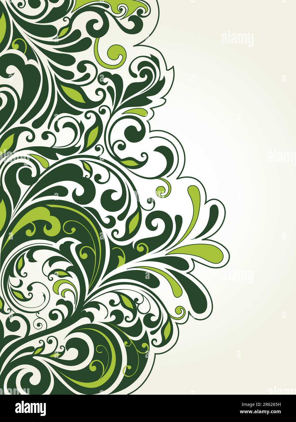 illustration drawing of floral background Stock Vector Image & Art - Alamy