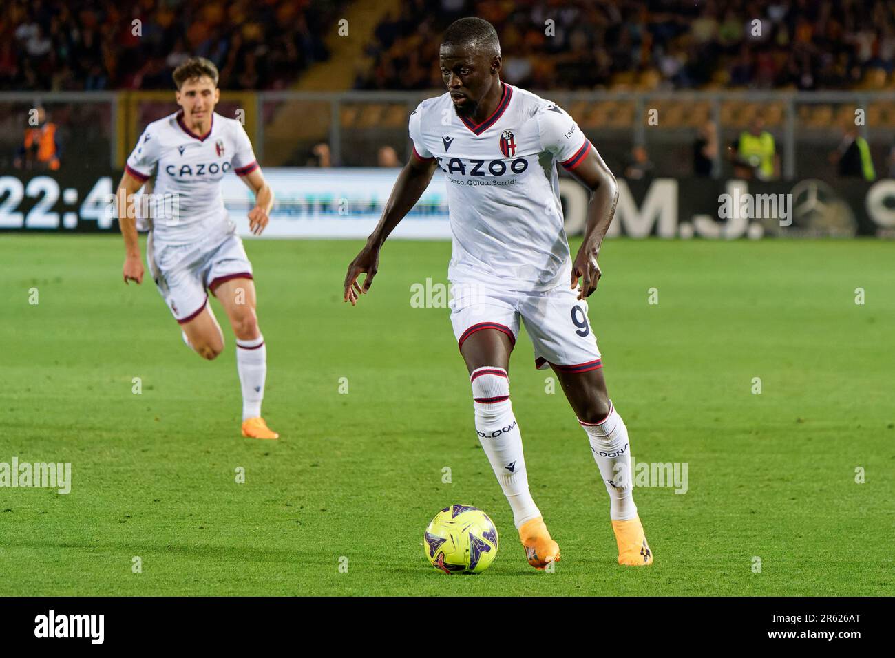 Via Del Mare stadium, Lecce, Italy, June 04, 2023, Musa Barrow (Bologna ...