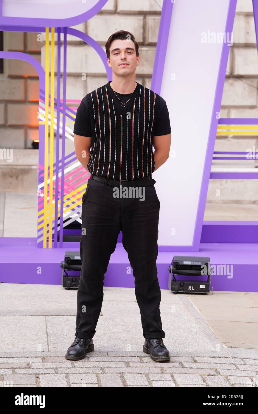 Corey Mylchreest attending the Royal Academy of Arts Summer Exhibition ...