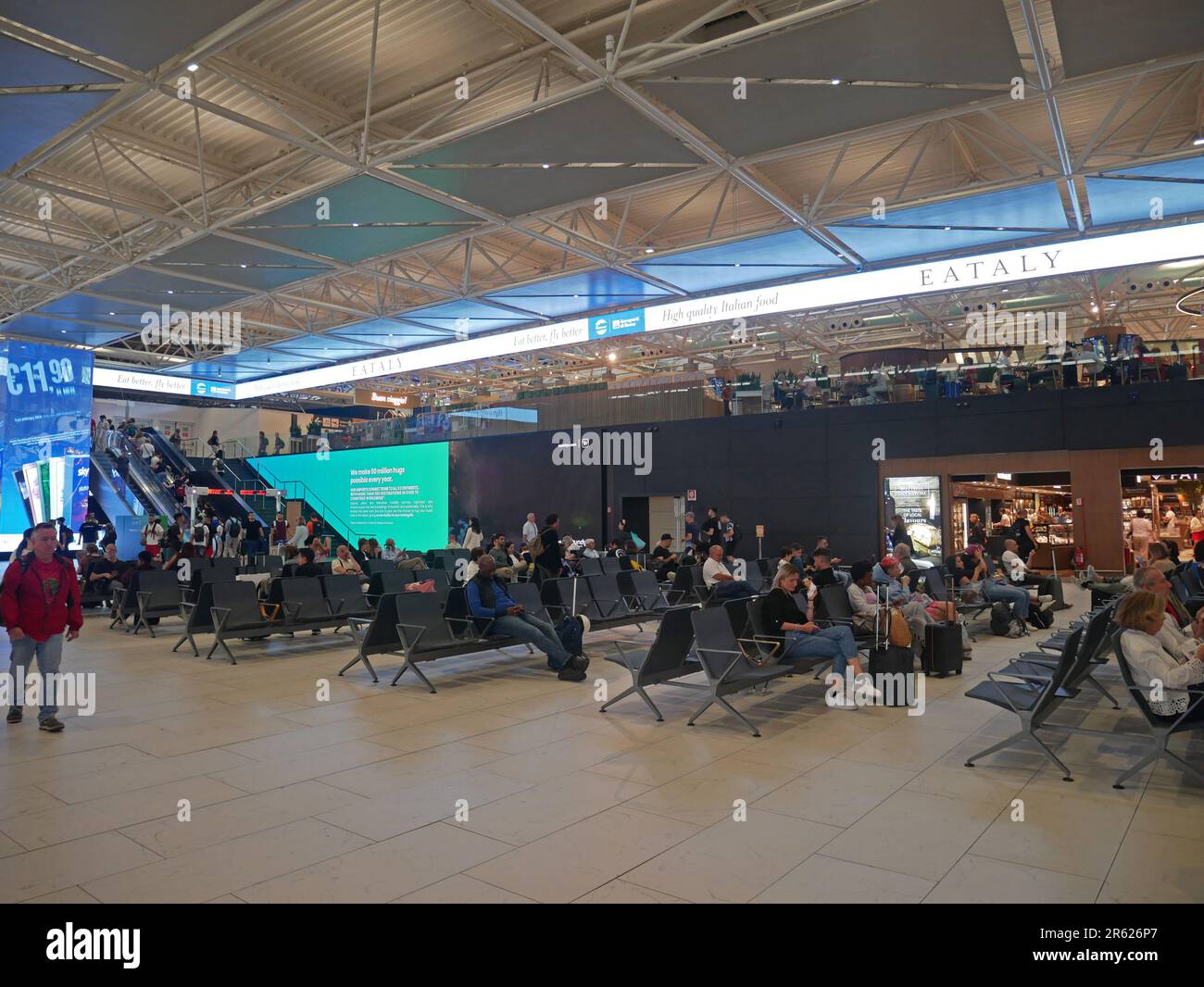 Rome Fiumicino International airport Stock Photo - Alamy