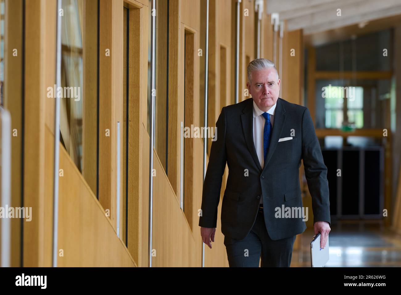 Edinburgh Scotland, UK 06 June 2023. George Adam MSP at the Scottish ...