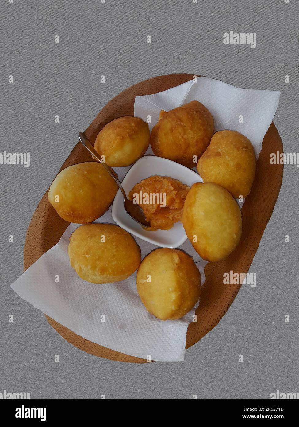 Priganice, typical fried bread of Montenegro Stock Photo - Alamy