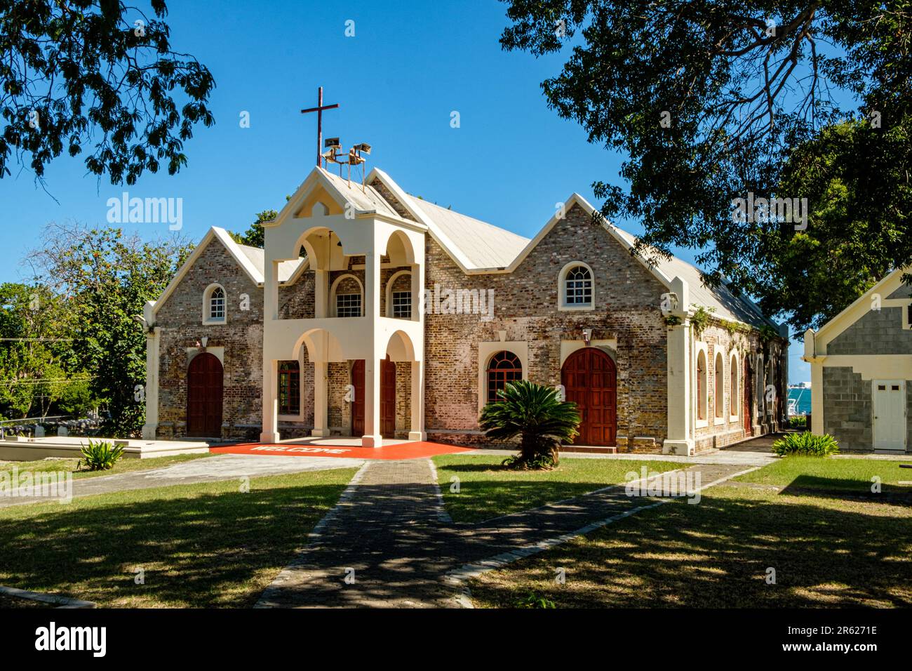Antigua old church caribbean hi-res stock photography and images - Alamy