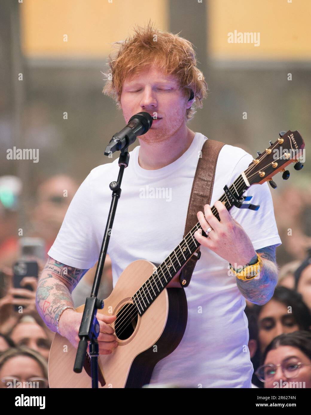 Nbc today show concert series with ed sheeran hi-res stock photography ...