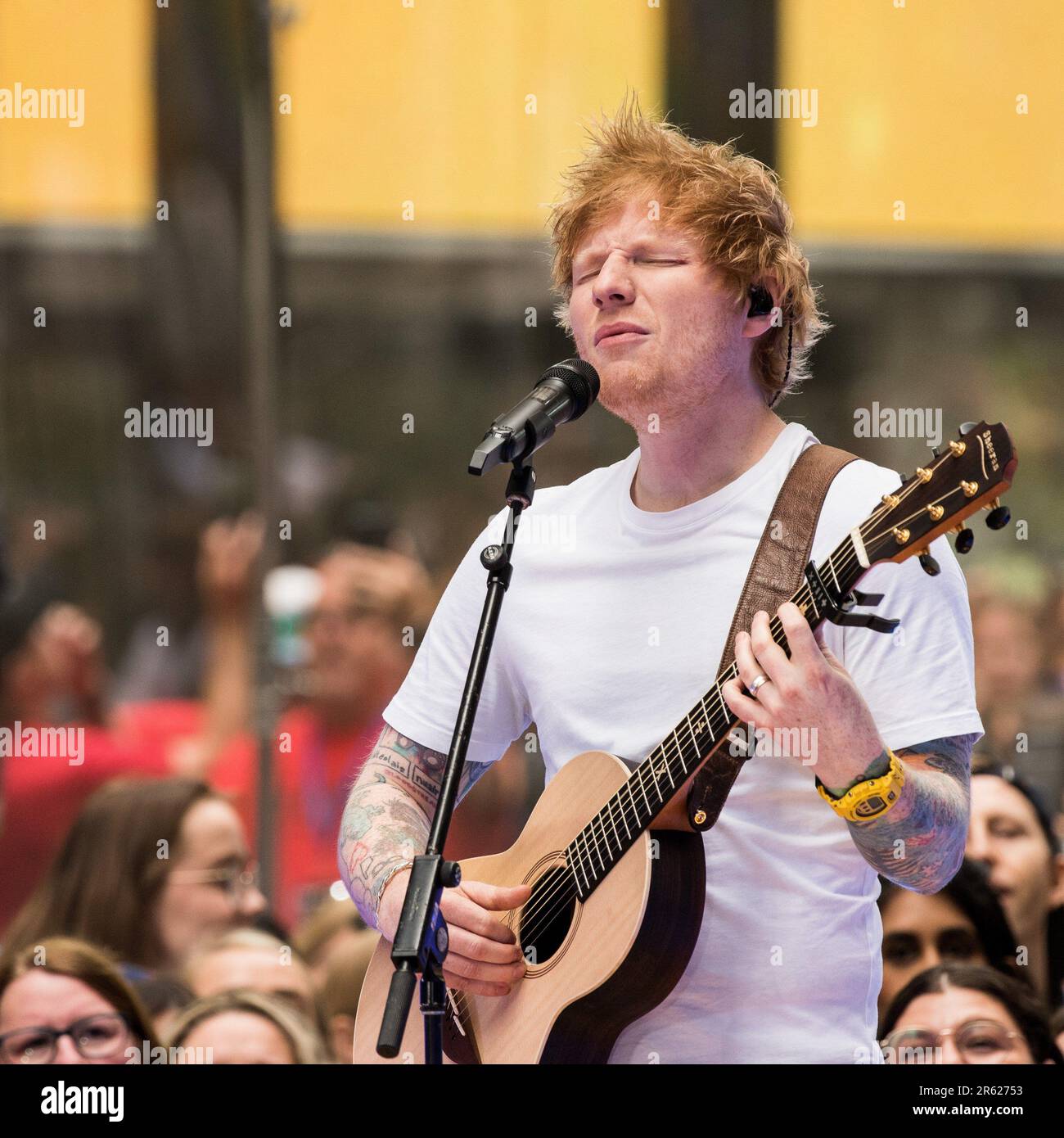 New York, NY, USA. 6th June, 2023. Ed Sheeran on stage for NBC Today ...