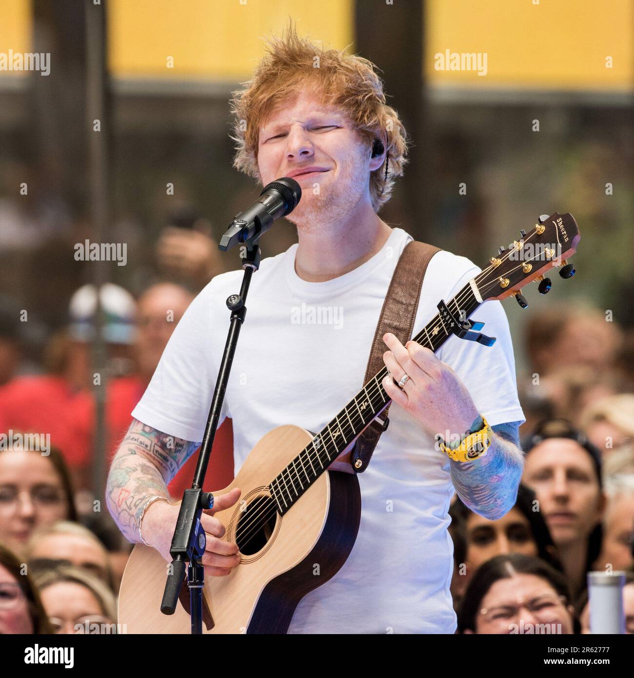 Nbc today show concert series with ed sheeran hi-res stock photography ...