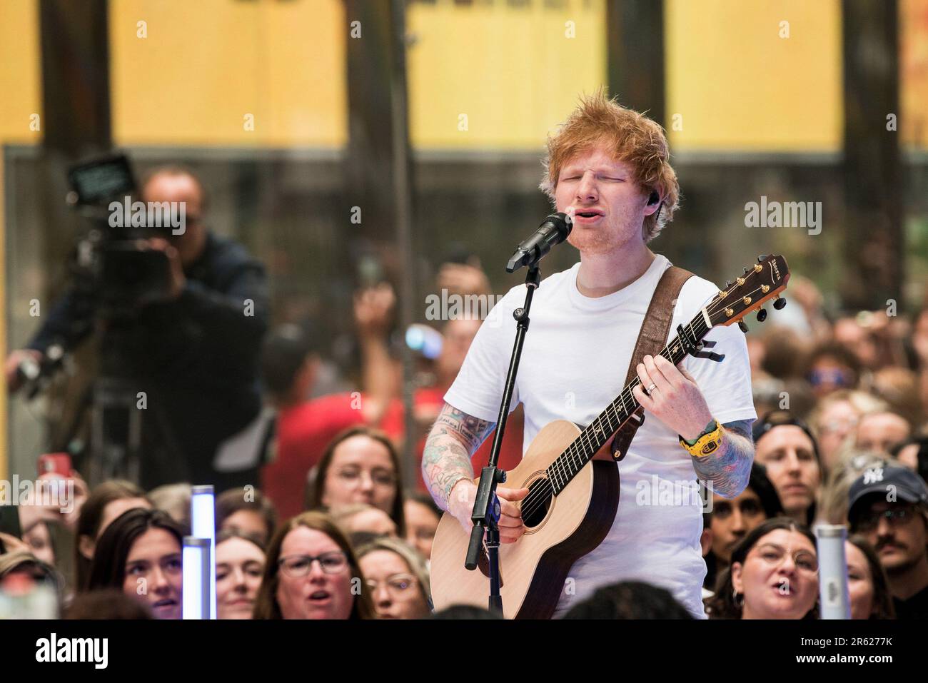 New York, NY, USA. 6th June, 2023. Ed Sheeran on stage for NBC Today ...