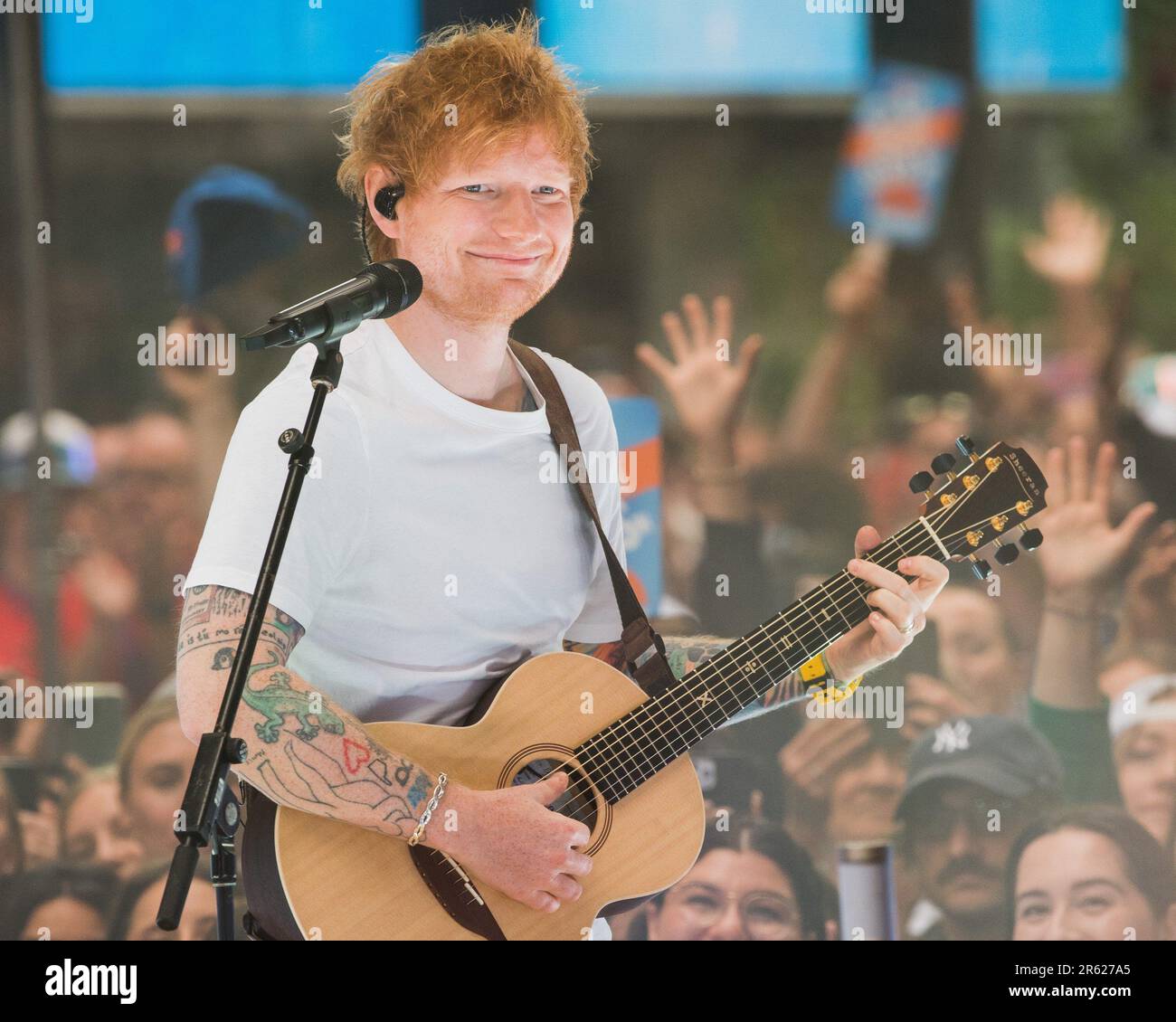 New York, NY, USA. 6th June, 2023. Ed Sheeran on stage for NBC Today ...