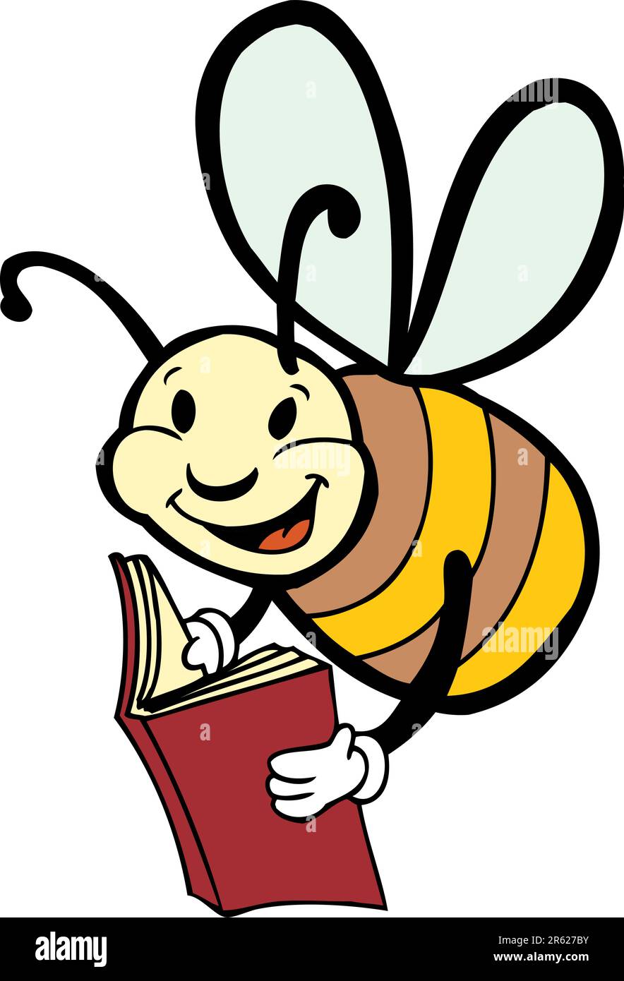 Smart bee Stock Vector Images - Alamy